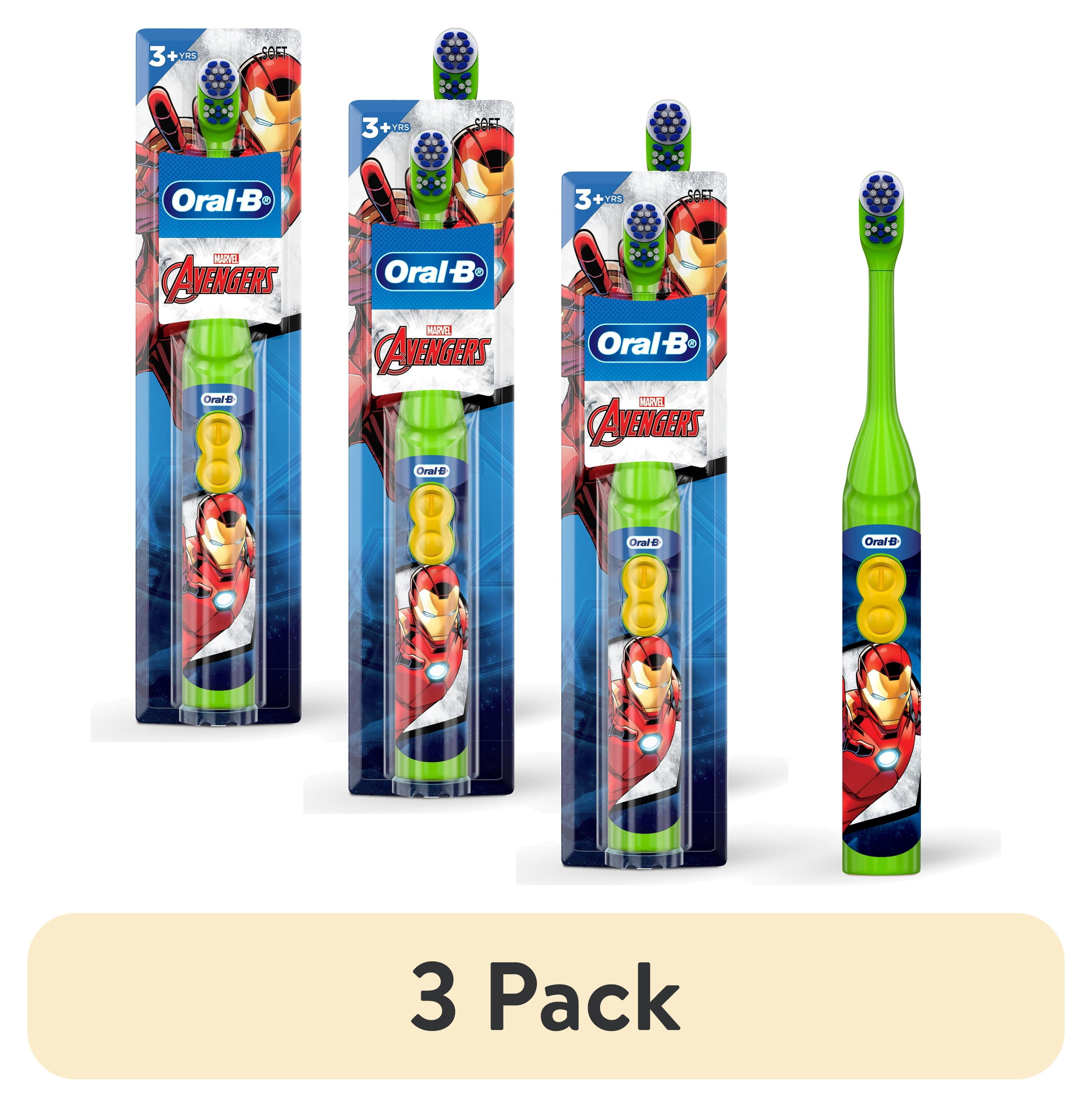 (3 pack) Oral-B Kid's Battery Toothbrush featuring Marvel's Avengers ...