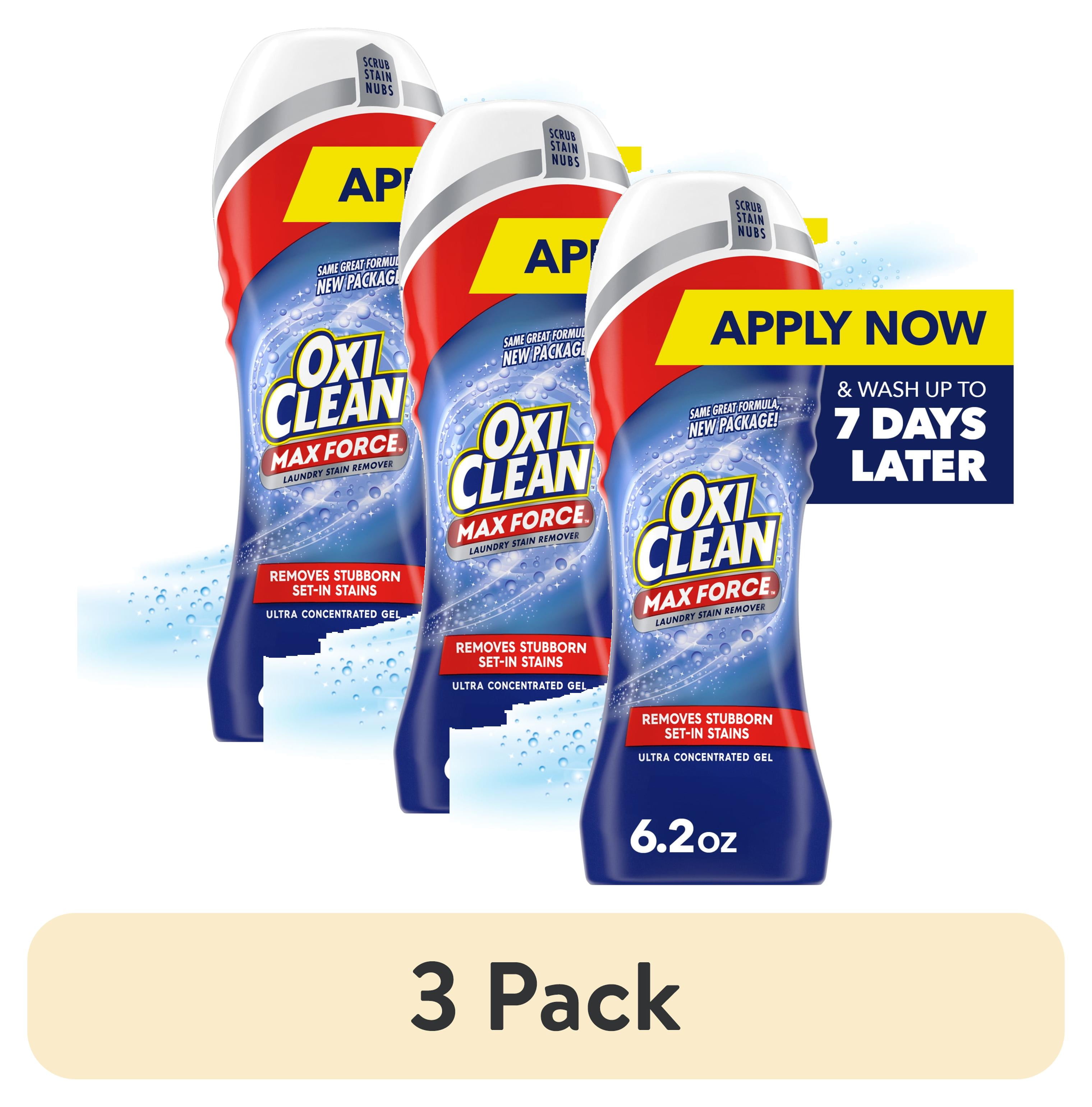 (3 pack) OxiClean Max Force Laundry Stain Remover Gel Stick, 6.2 fl oz ...