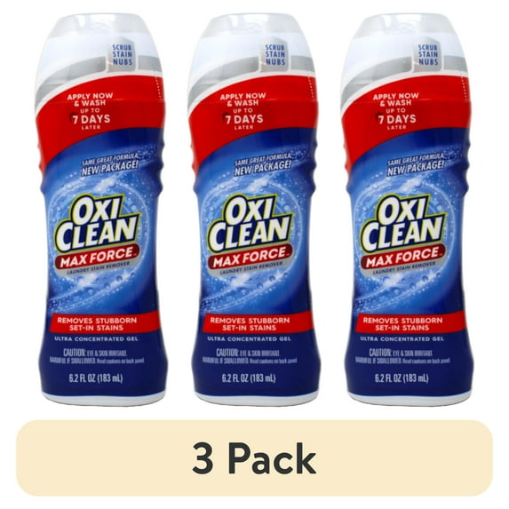 (3 pack) OxiClean MaxForce Gel Stain Remover Stick, 5 in 1 Power Spot ...