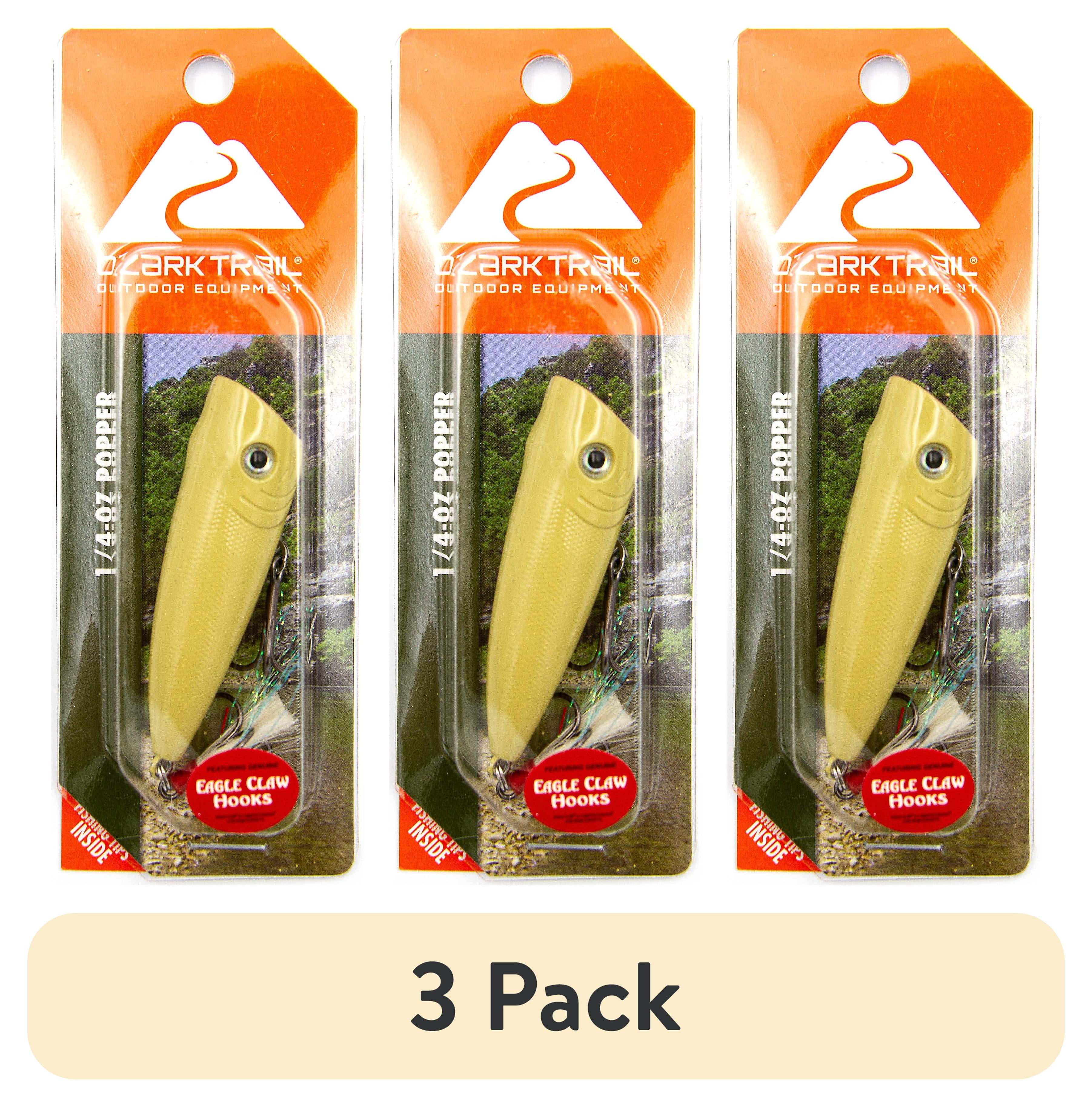 (3 pack) Ozark Trail 1/4 Ounce Bone Popper Fishing Lure - Walmart.com