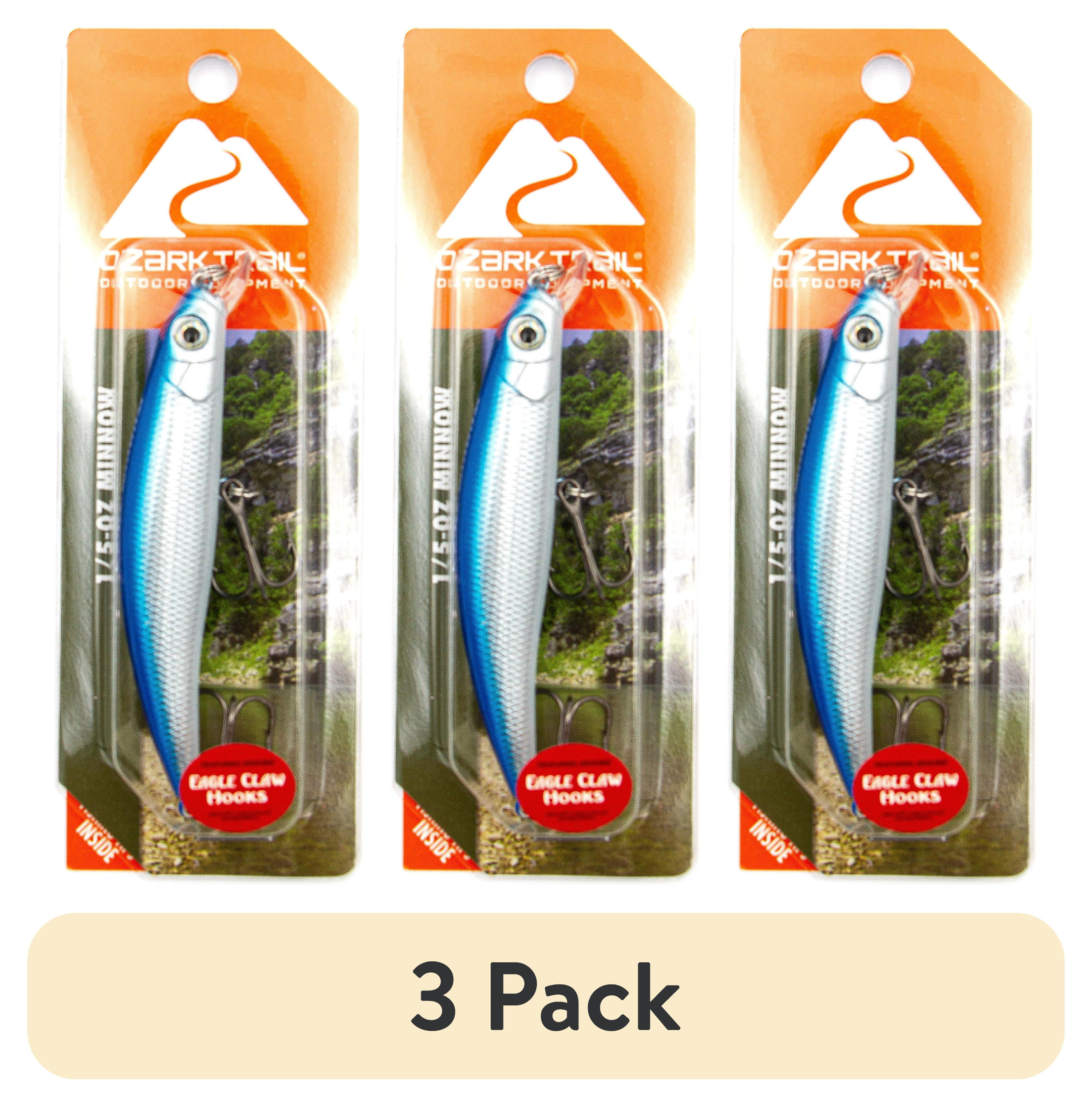 (3 pack) Ozark Trail 1/5 Ounce Blue Minnow Fishing Lure - Walmart.com