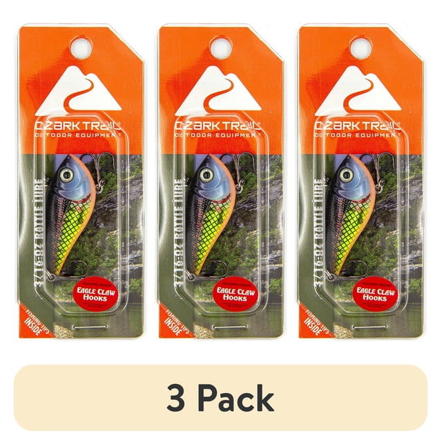 (3 pack) Ozark Trail 3/16 Ounce Perch Rattle Fishing Lure - Walmart ...