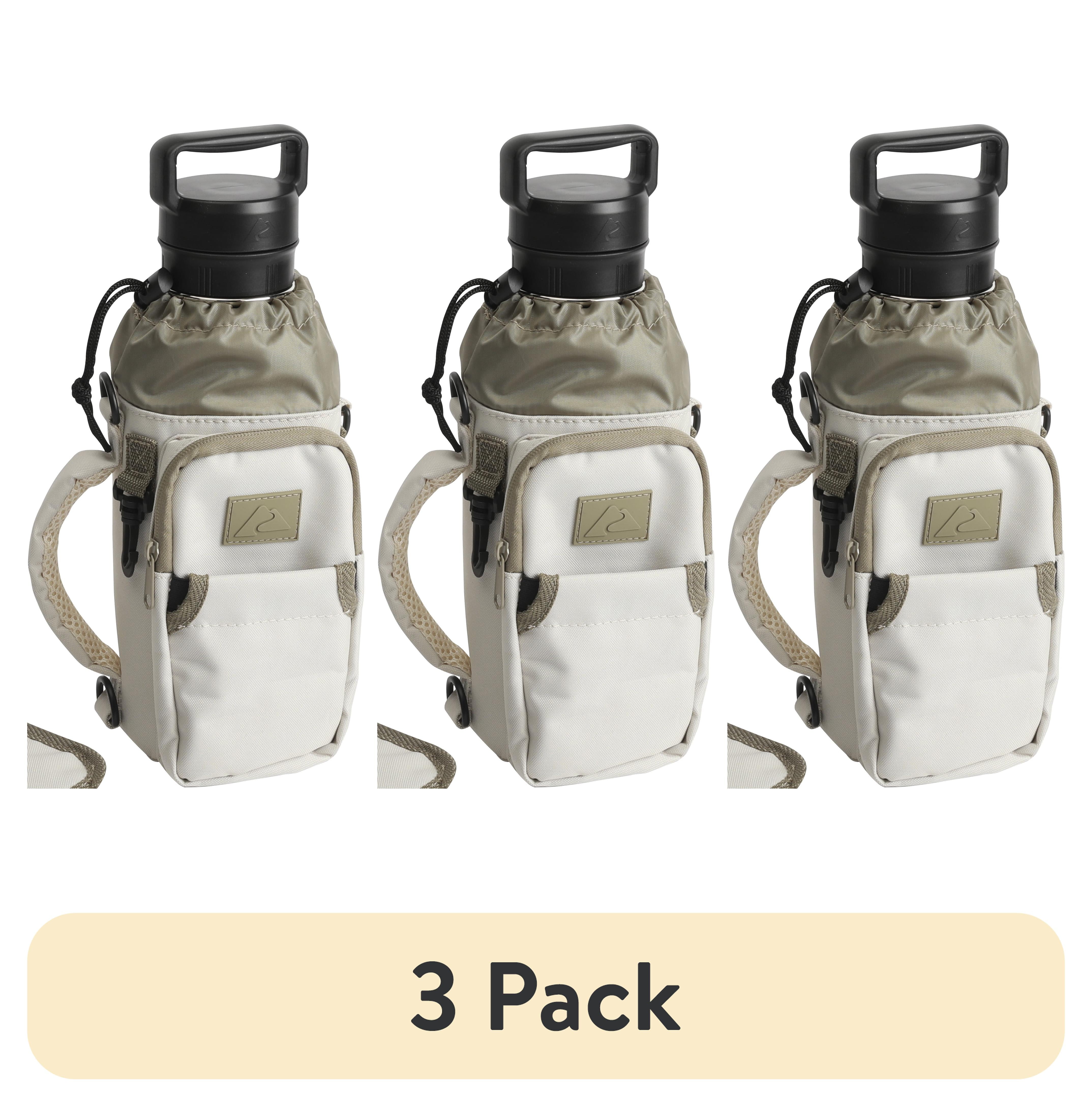 (3 pack) Ozark Trail 32-40 fl oz Water Bottle Sling w/ Strap, Khaki ...