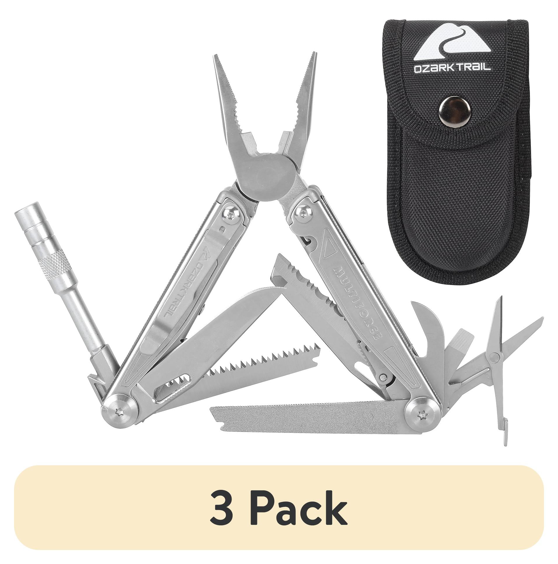 (3 pack) Ozark Trail Multiforce Premium 18-in-1 Multi Tool - Walmart.com