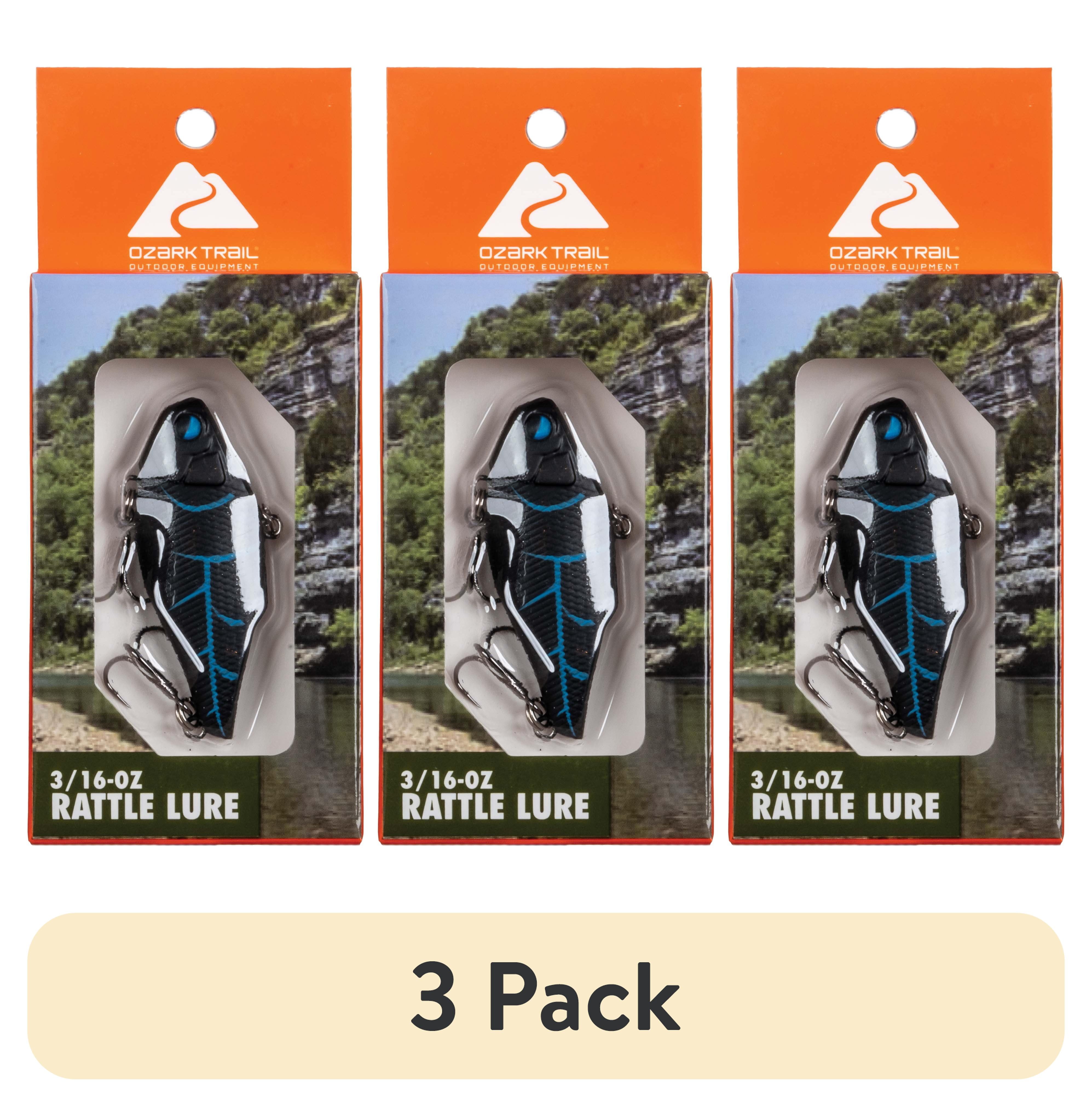 (3 pack) Ozark Trail Rattle Lure 3/16- Nightwalker - Walmart.com