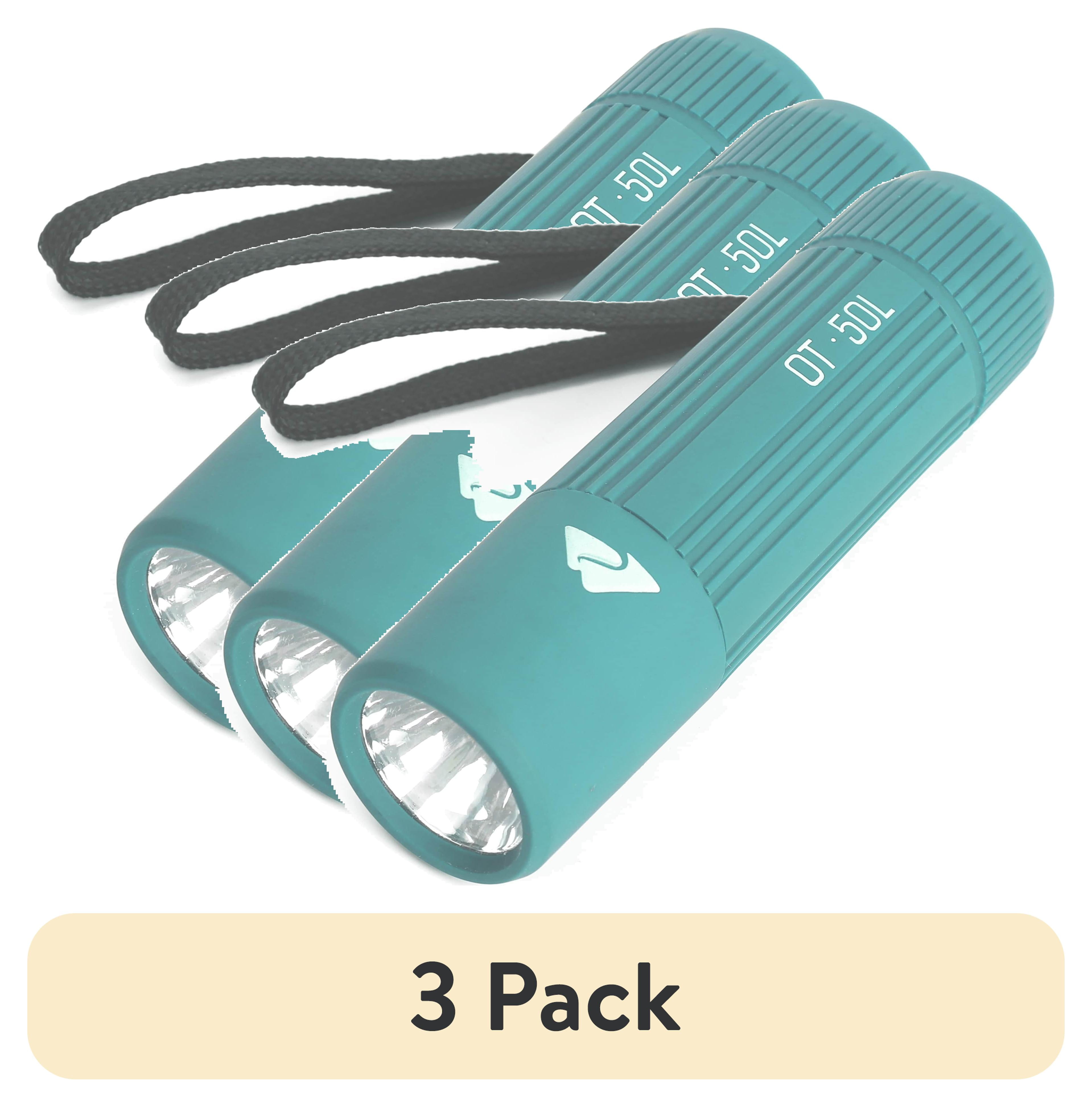 (3 pack) Ozark Trail Single Mini LED Flashlight, 50 Lumens, Handheld, 3 ...