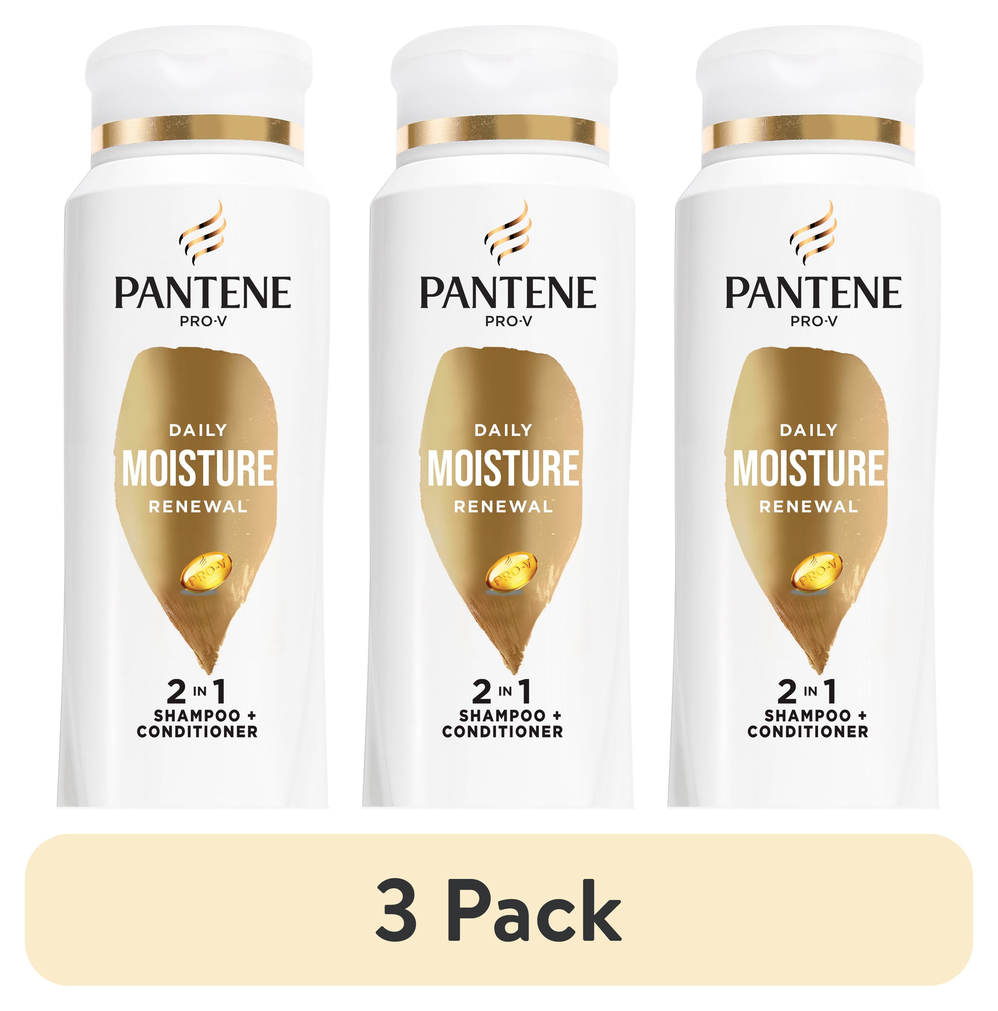 (3 pack) Pantene Pro-V Daily Moisture Renewal 2 in 1 Shampoo and ...