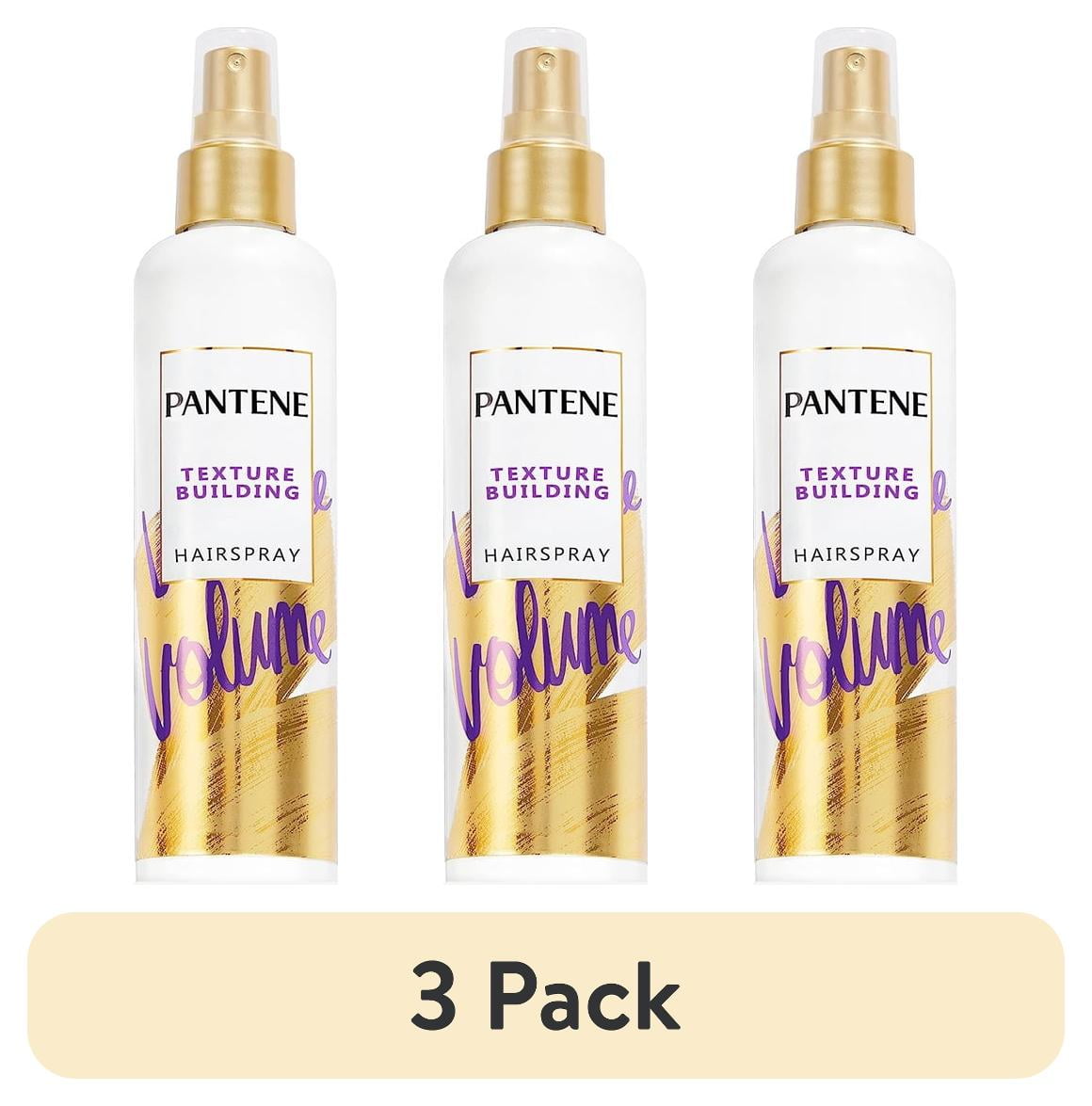 (3 pack) Pantene Pro-V Texturizing Volumizing Hair Spray, Non-Aerosol ...