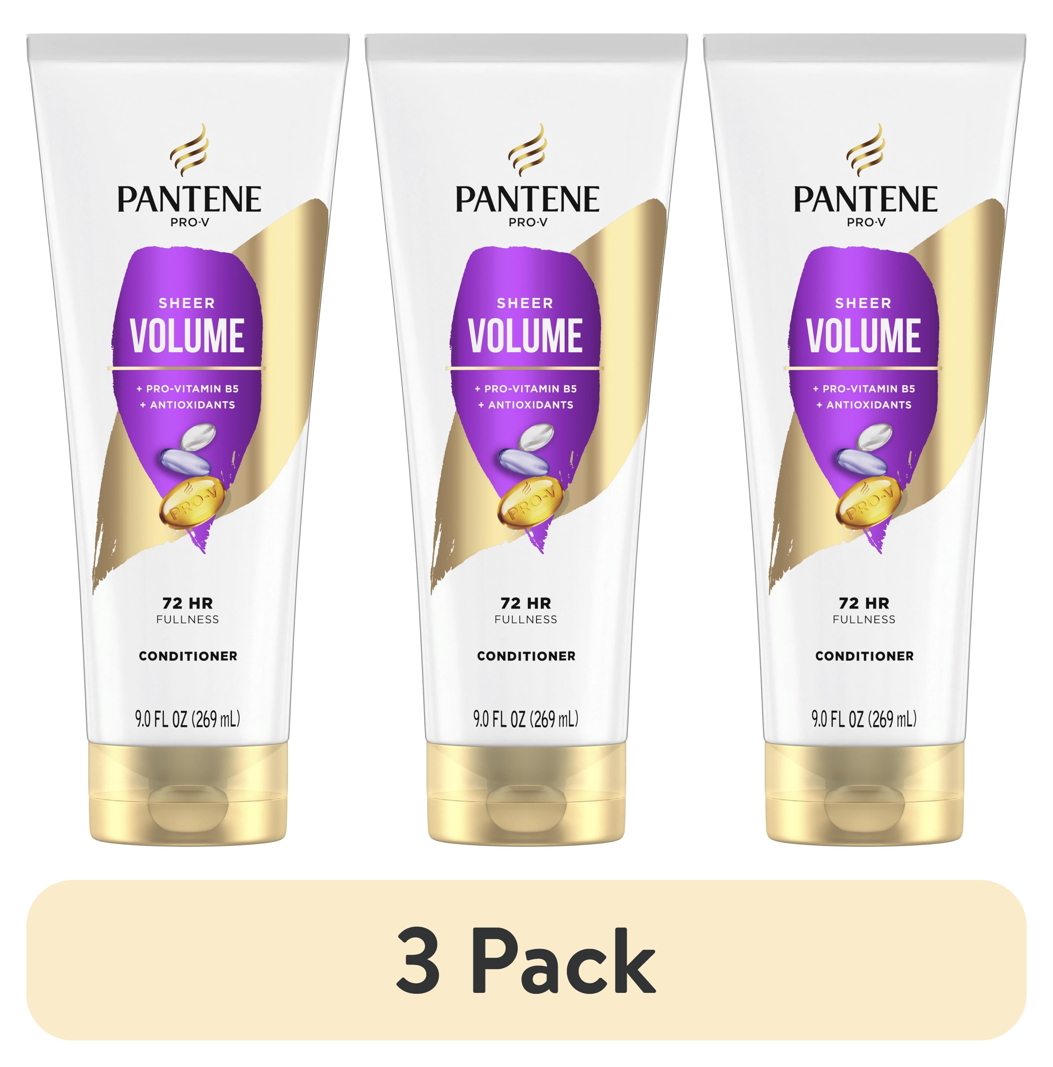 (3 pack) Pantene Pro-V Volume and Body Daily Conditioner, 9 fl oz ...