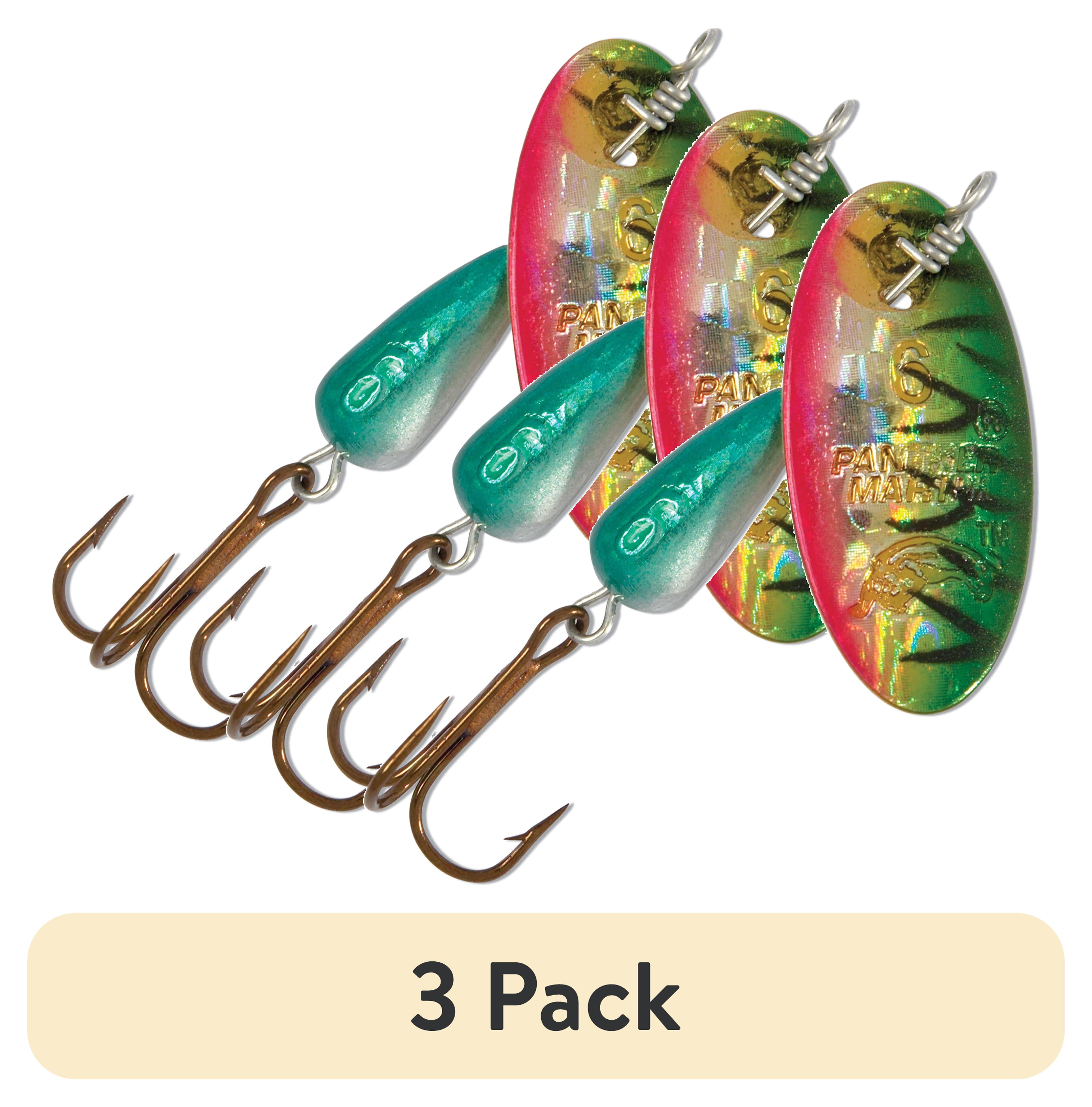 (3 pack) Panther Martin PMISH_4_TGR InLine SWIVEL Holographic Spinners ...