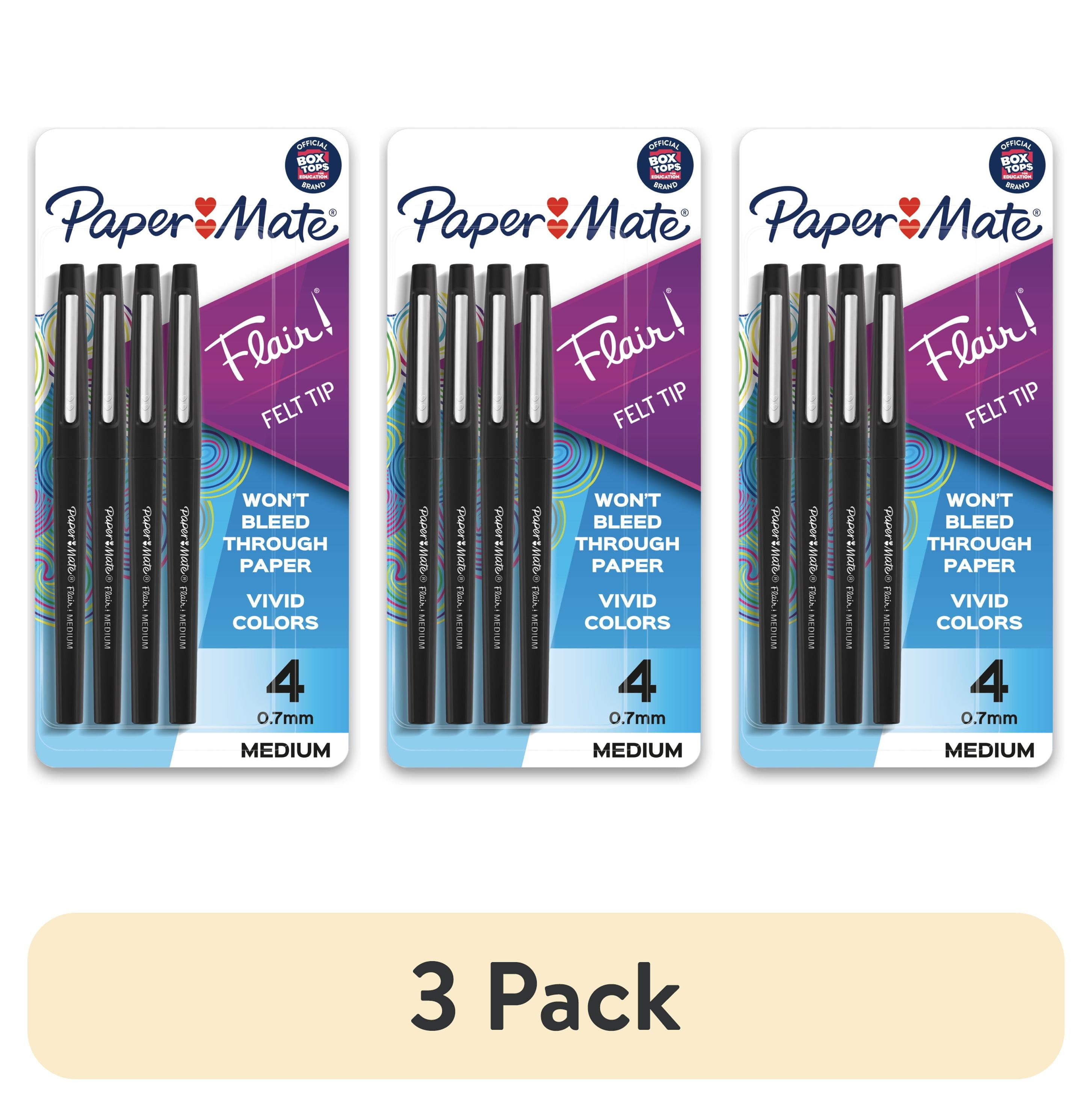 (3 pack) Paper Mate Flair Porous-Point Pens, Medium Point, 1.0 mm ...