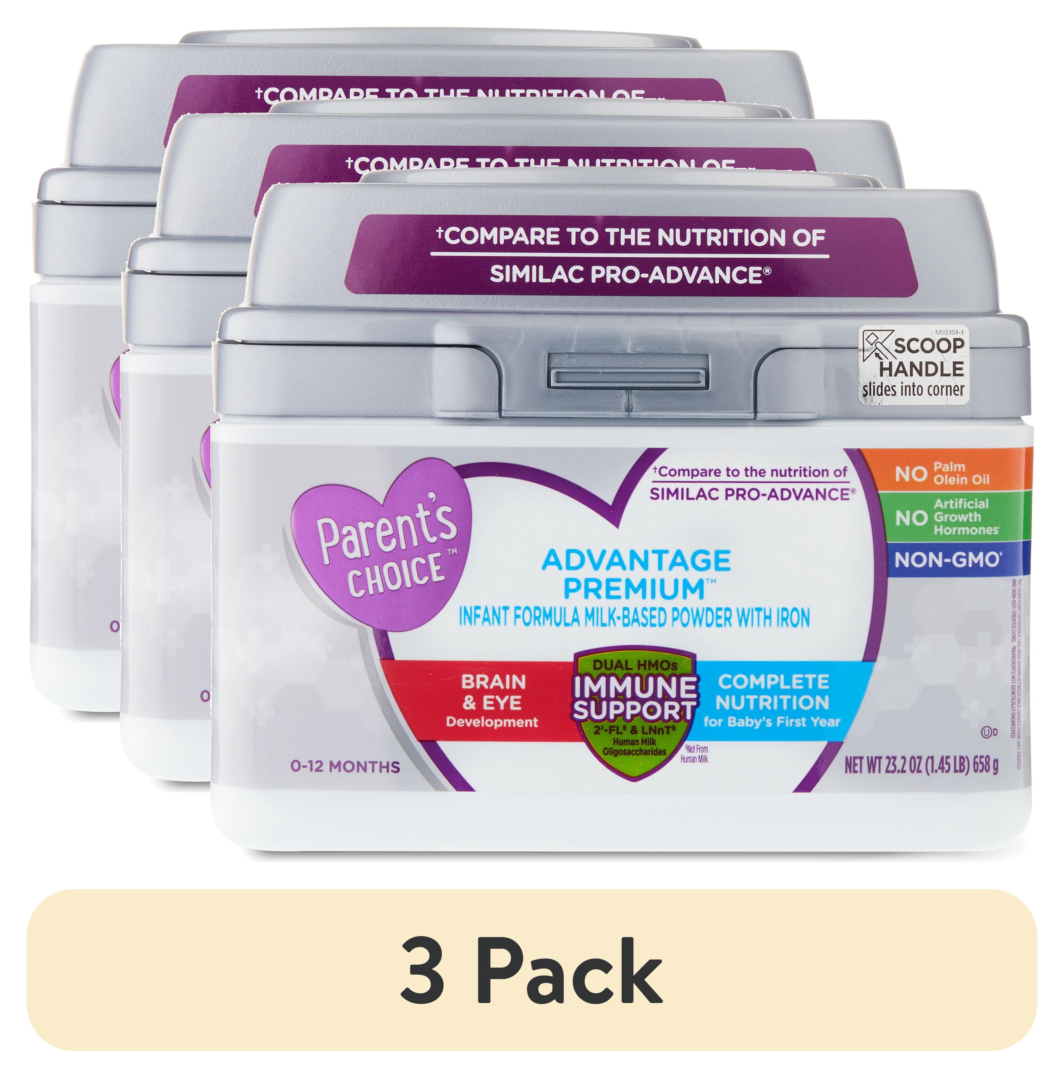 (3 pack) Parent's Choice Advantage Premium Powder Baby Formula with ...