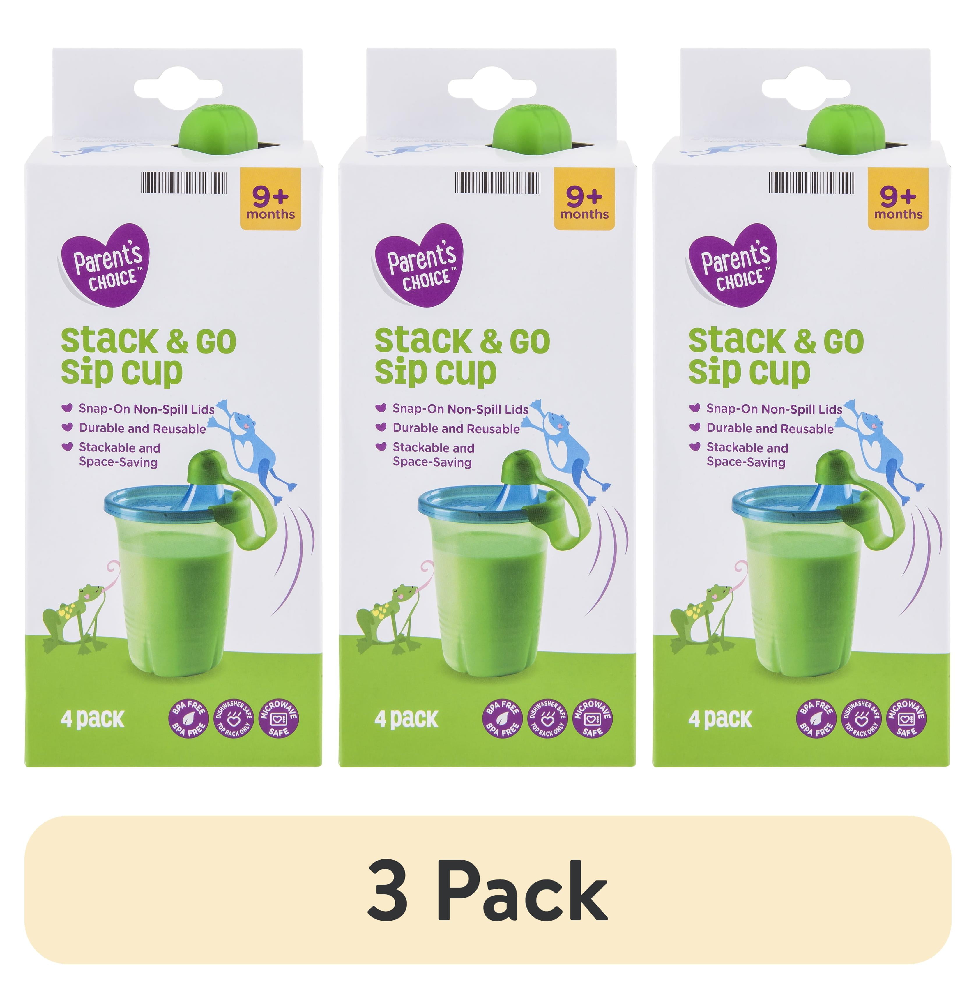 (3 pack) Parents Choice Parent`s Choice Sip Cup 4pk - Walmart.com