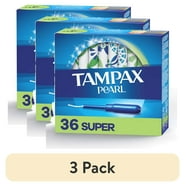Tampax Compact Pearl Tampons Multipack, with LeakGuard Braid ...