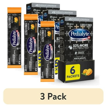 (2 pack) Pedialyte AdvancedCare Plus Electrolyte Powder Packets ...