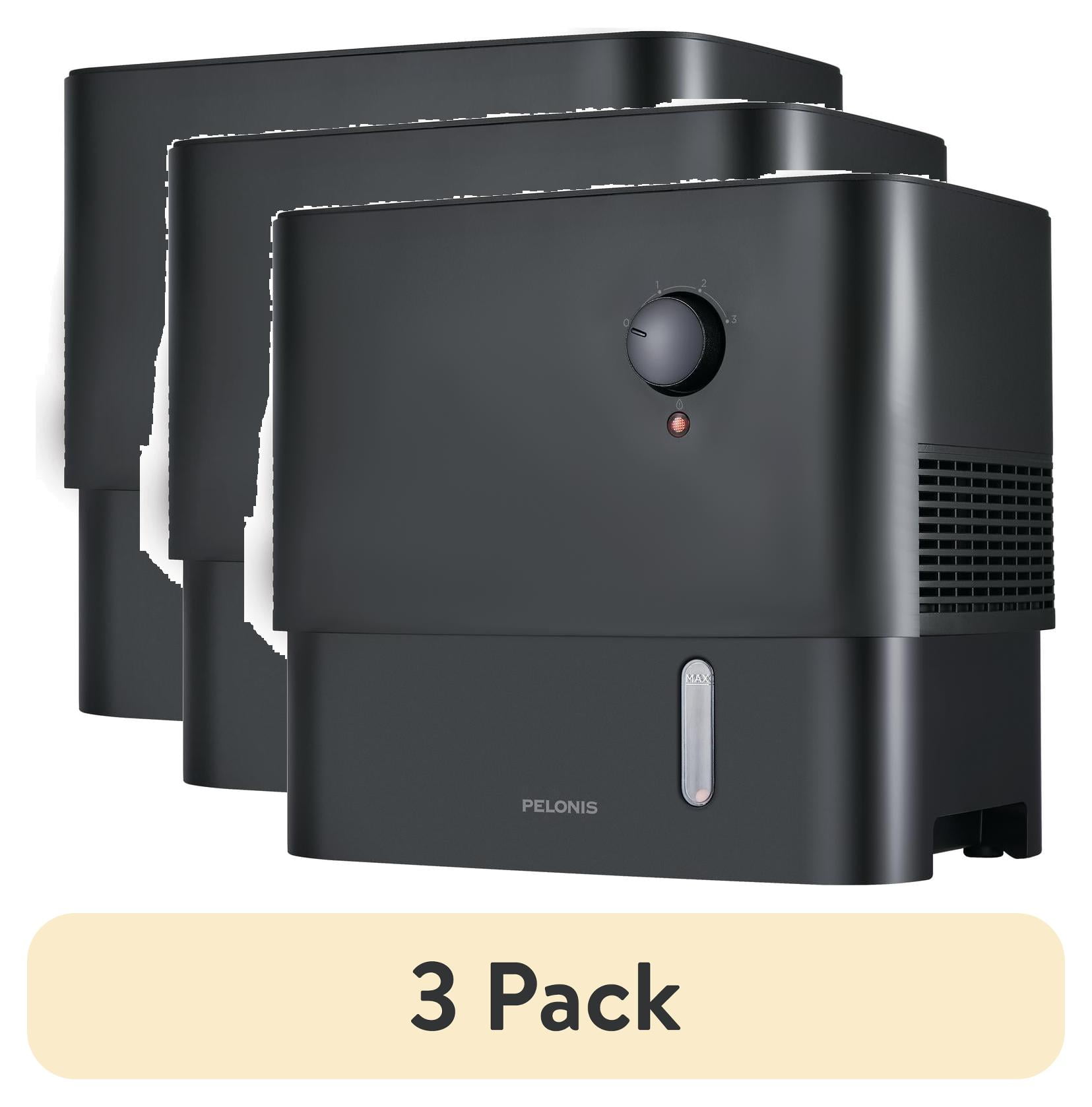 (3 pack) Pelonis 1 Gallon Cool Mist Humidifier, 500 Sq. ft. Coverage ...