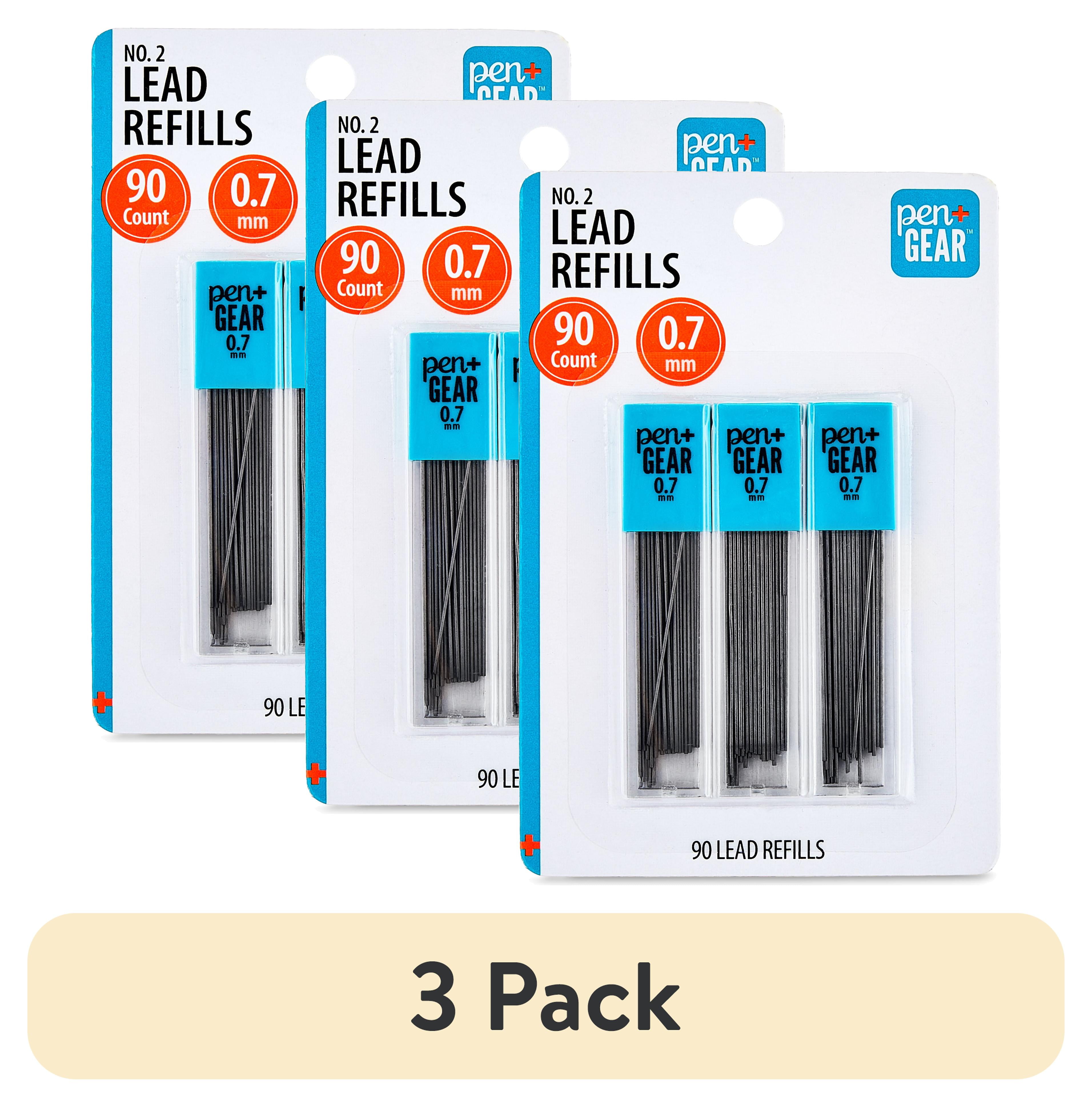 (3 pack) Pen+Gear No. 2 Mechanical Pencil Lead Refills, 0.7mm, 90 Count ...
