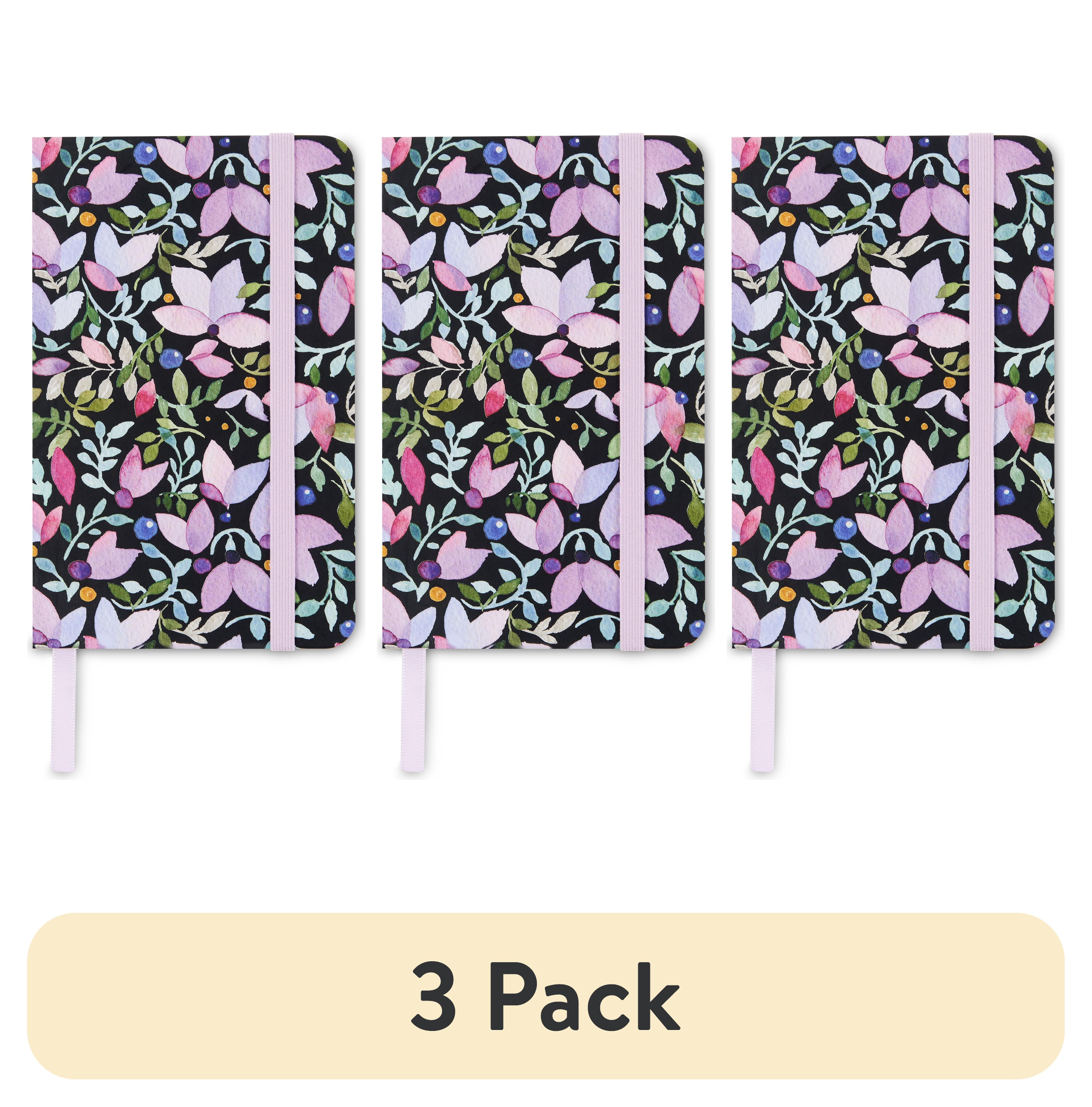 (3 pack) Pen+Gear Small (5.75" x 3.75") Floral Hardcover Paper Journal ...