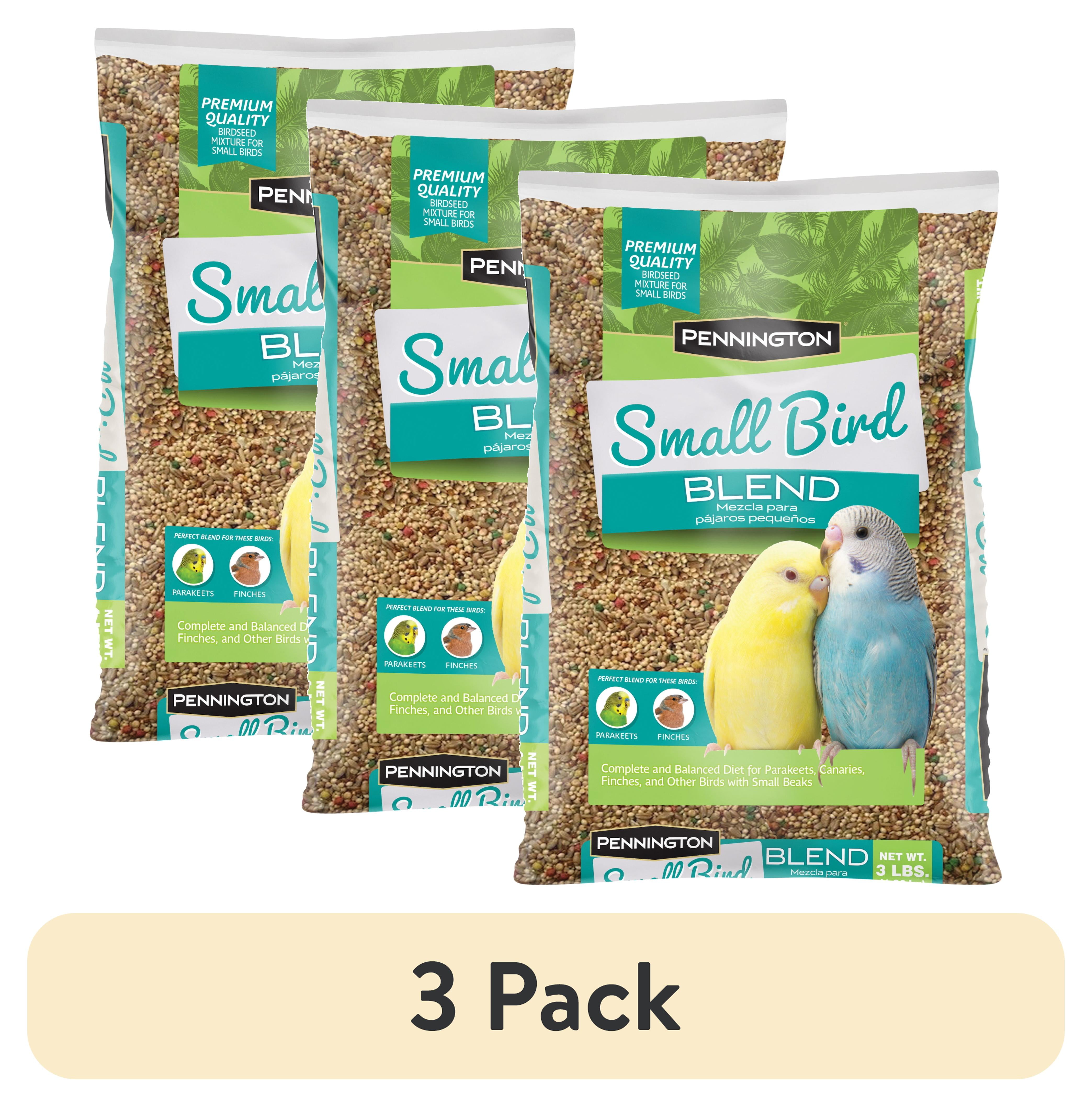 (3 pack) Pennington Small Breed Everyday Blend Dry Bird Food, for ...