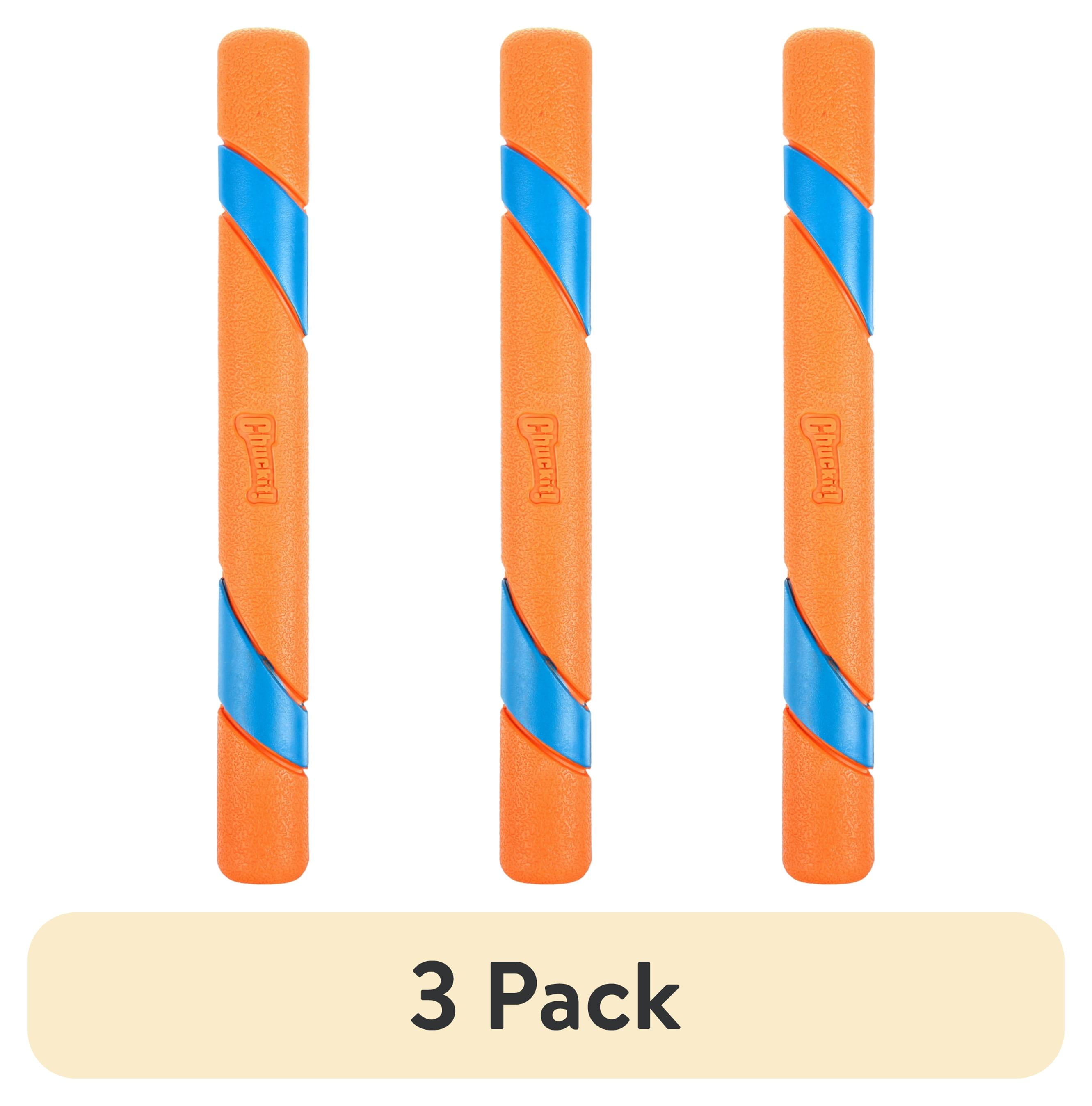 (3 pack) Chuckit! Ultra Fetch Stick Durable Rubber Interactive Outdoor Fetch Dog Toy, 12" for ...