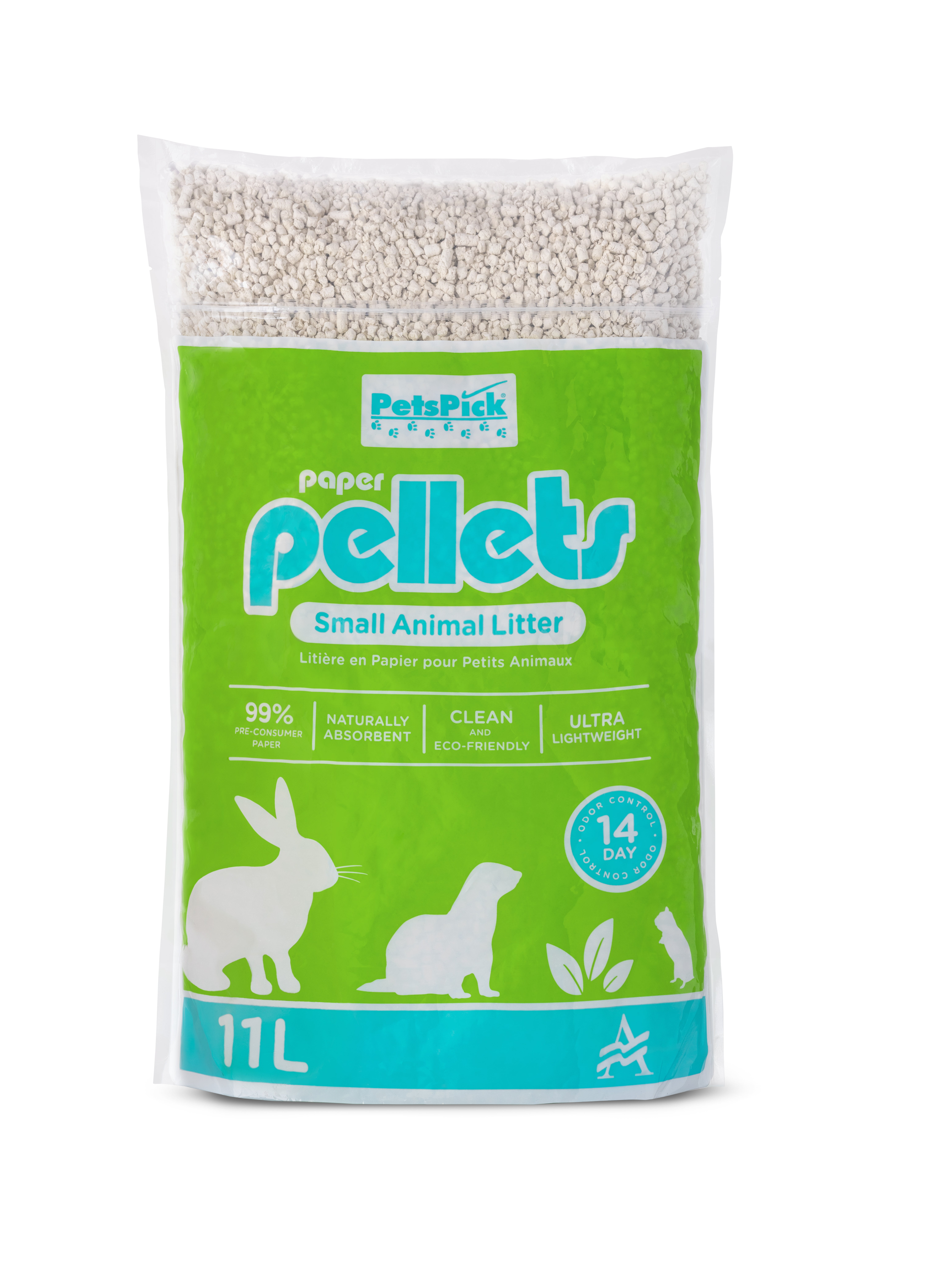 (3 pack) Pets Pick 11L Paper Pellets for Small Animals - Walmart.com
