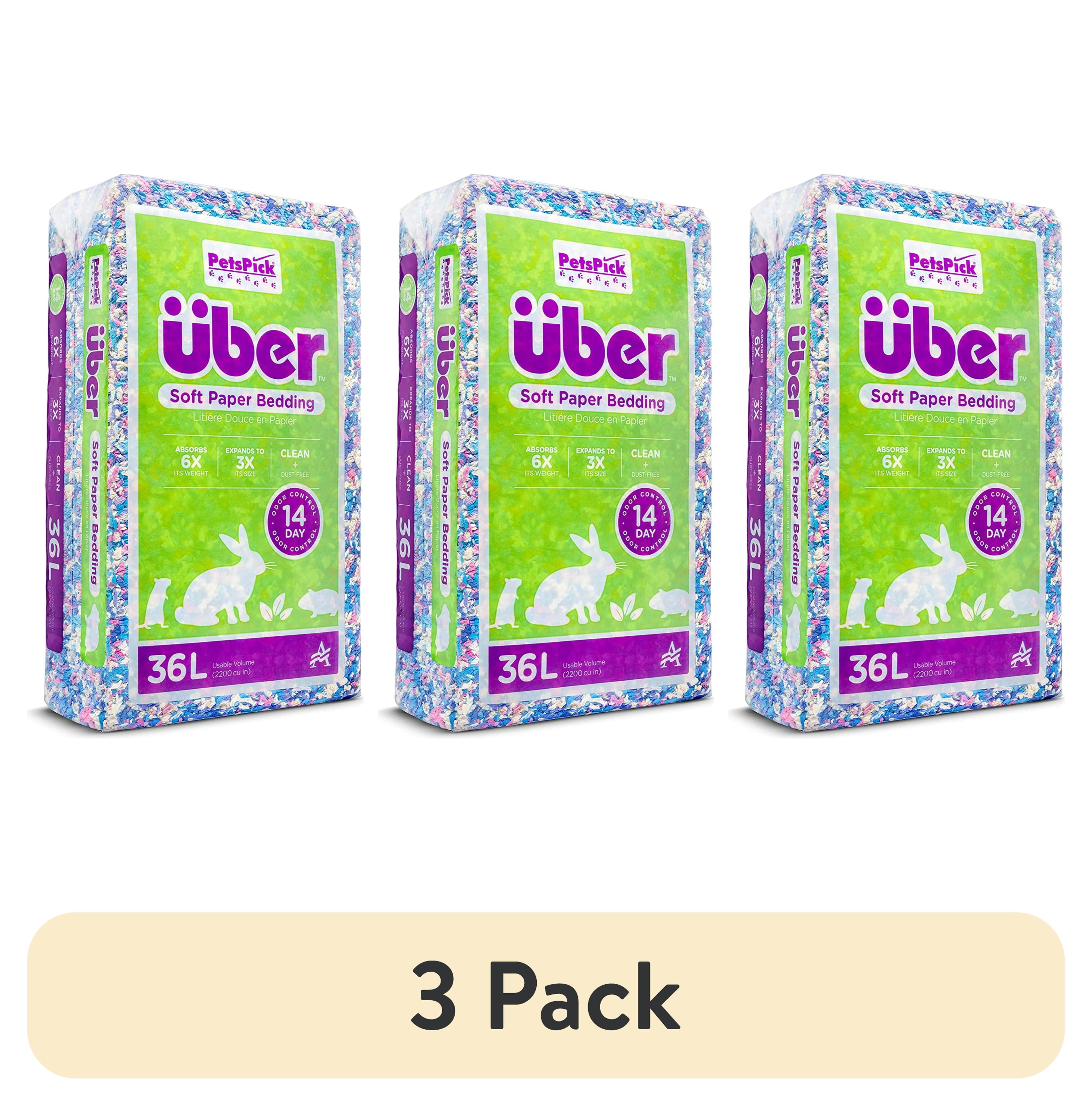 (3 pack) PetsPick Uber Soft Paper Pet Bedding for Small Animals ...