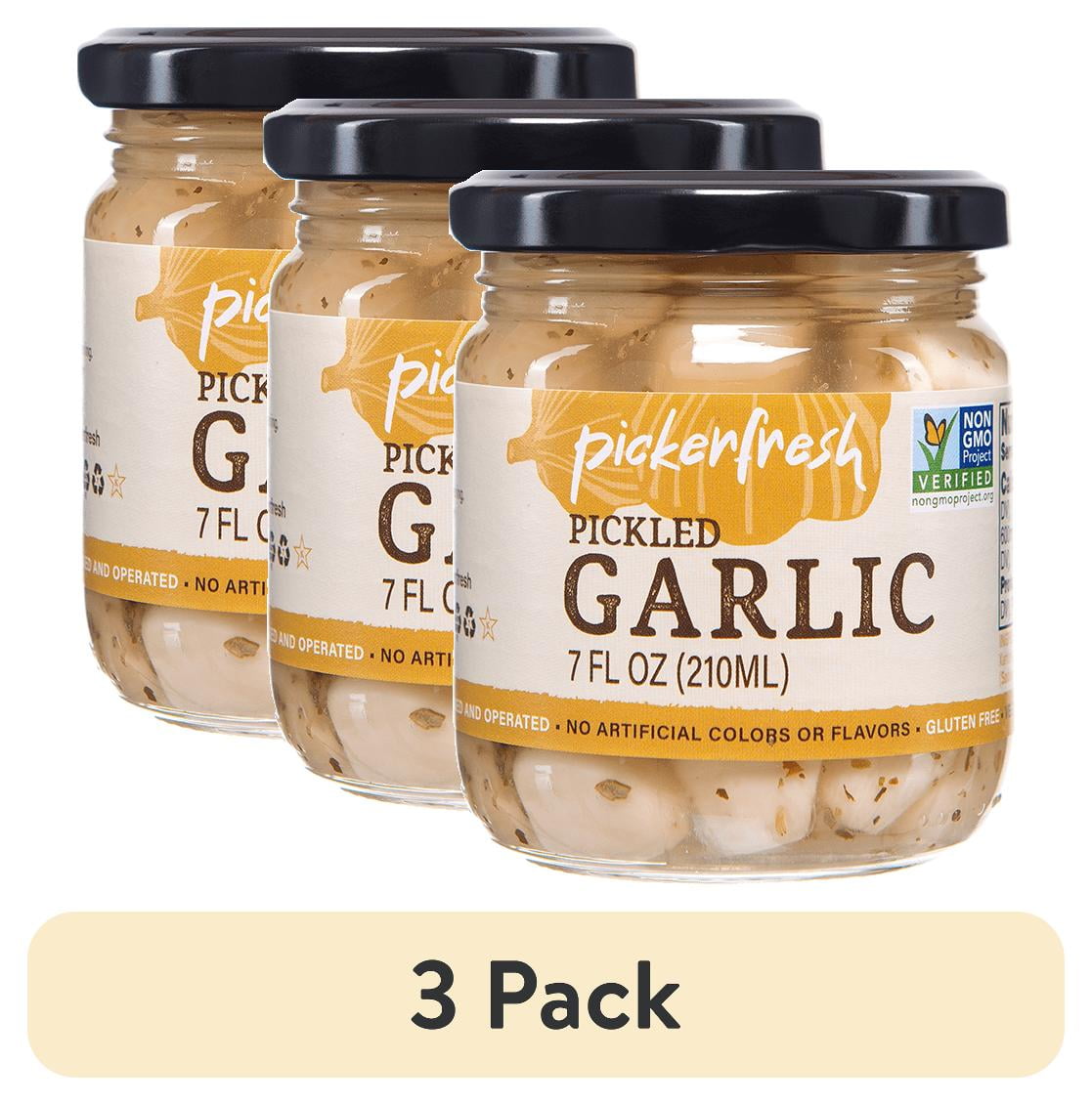 (3 pack) Pickerfresh Pickled Garlic, 7 oz, 1 Count - Walmart.com