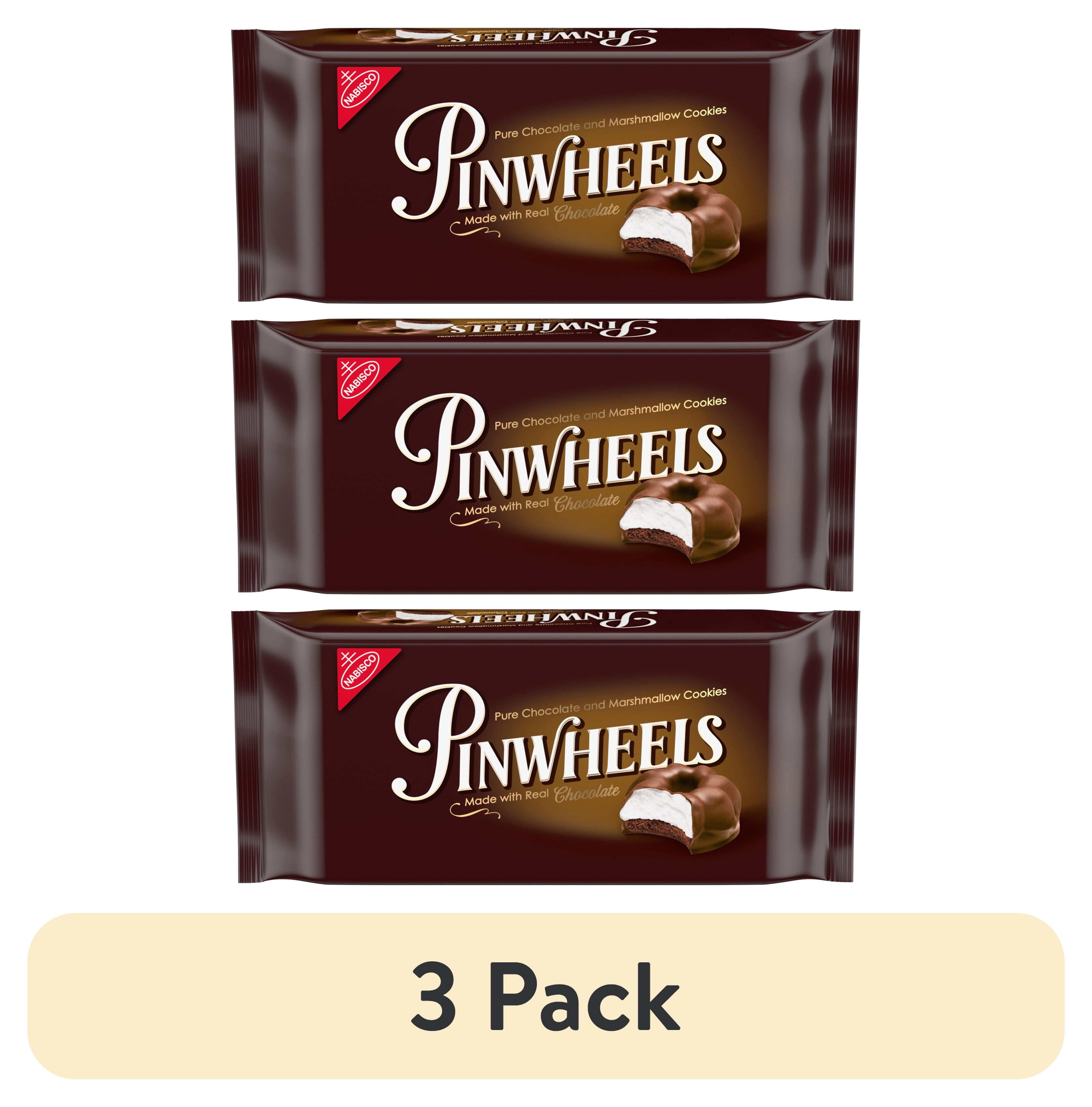 (3 pack) Pinwheels Pure Chocolate & Marshmallow Cookies, 12 oz ...