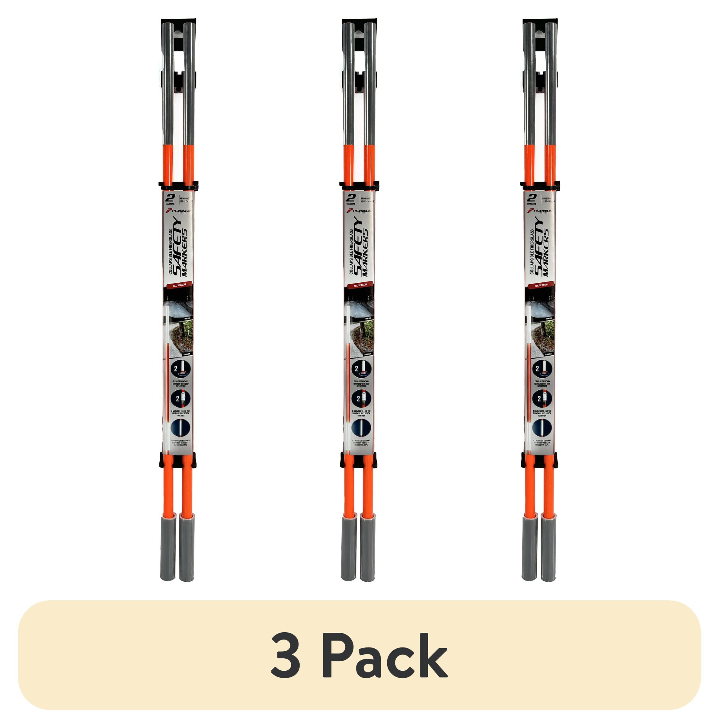 (3 pack) Platinum Series 48-Inch Driveway Marker Set 12mm Dia ...