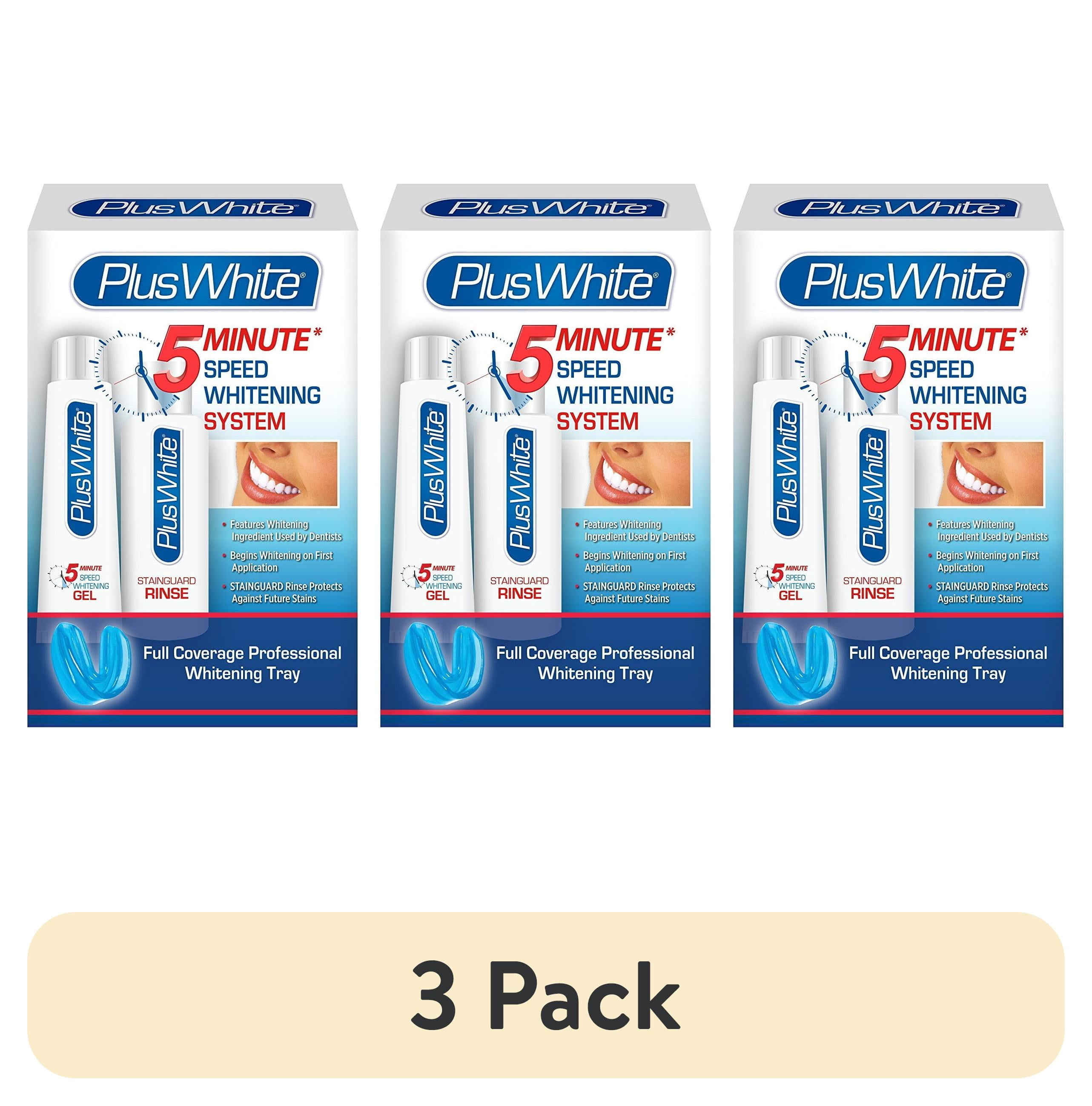 (3 pack) Plus White 5 Minute Speed Whitening System – Fast & Effective ...