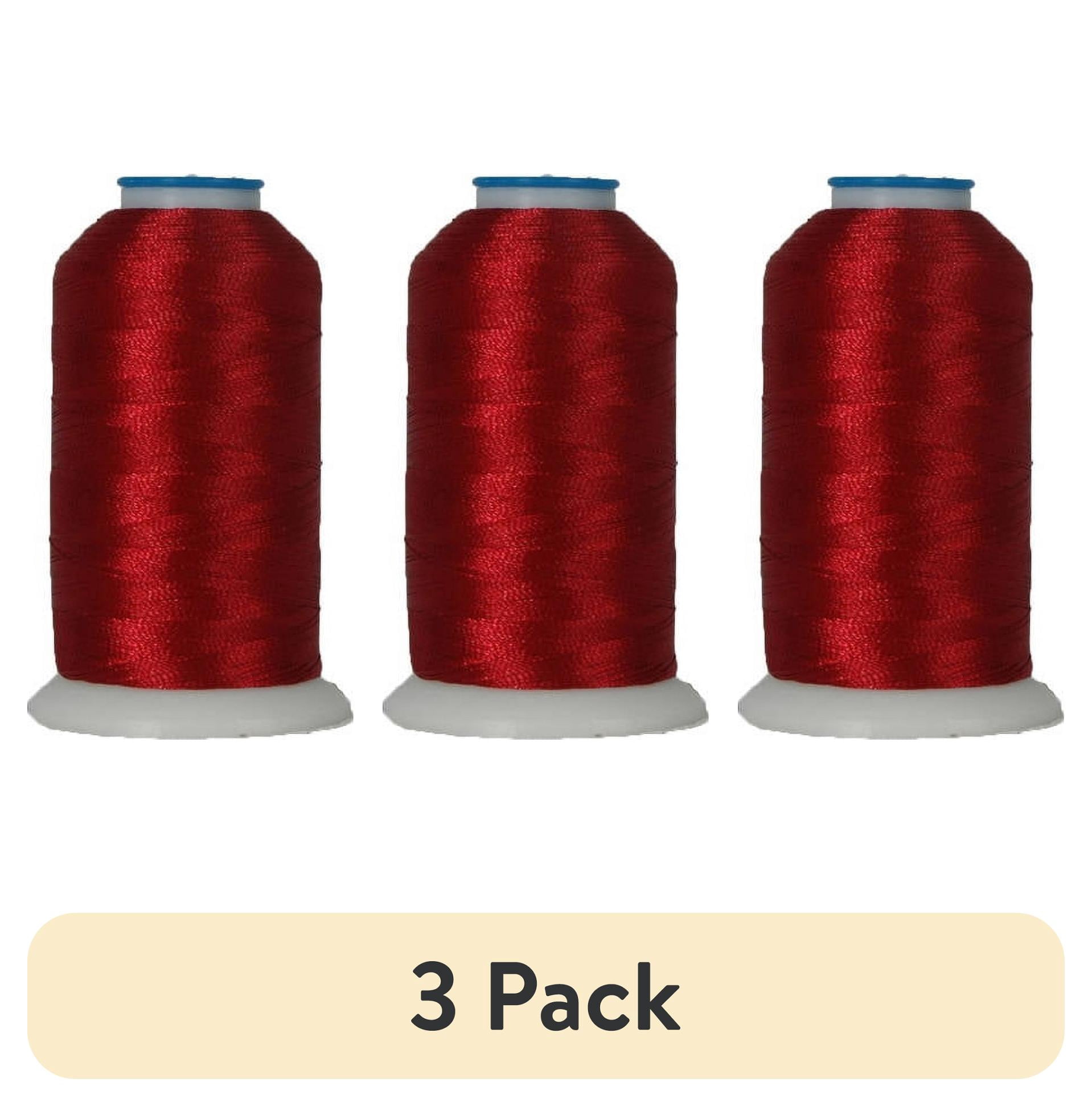(3 pack) Polyester Machine Embroidery Thread by Threadart - No. 115 ...