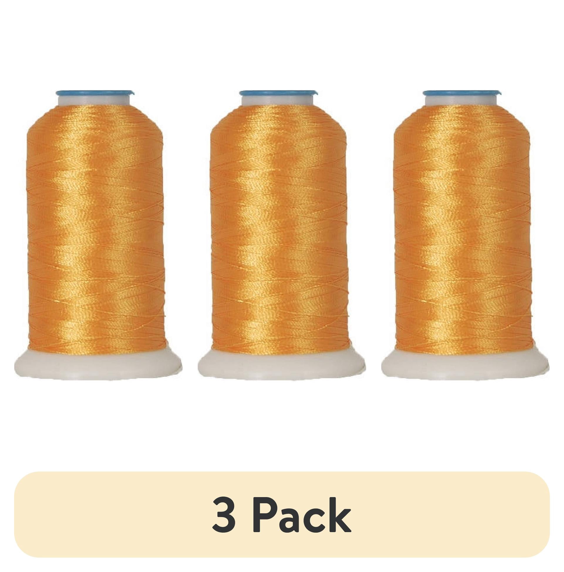 (3 pack) Polyester Machine Embroidery Thread by Threadart - No. 125 ...