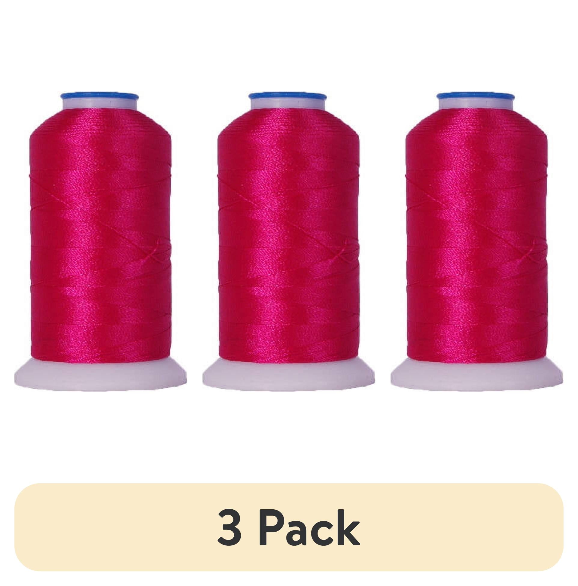 (3 pack) Polyester Machine Embroidery Thread by Threadart - No. 138 ...