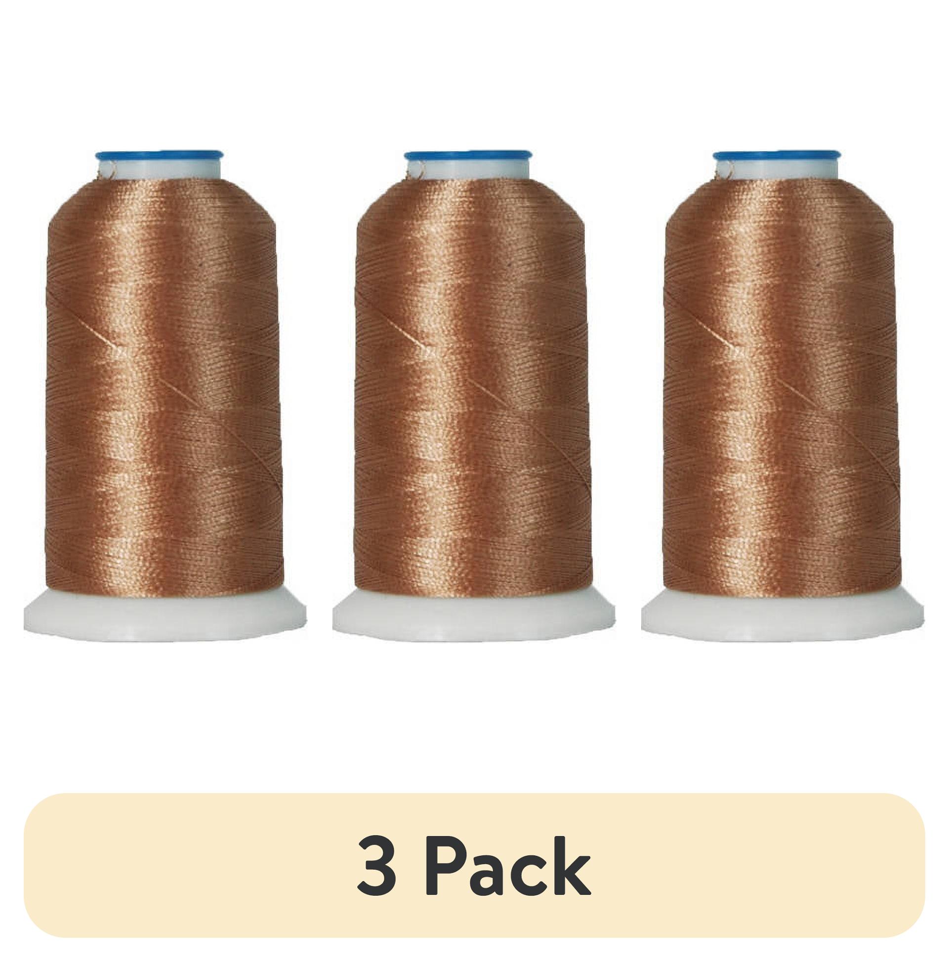 (3 pack) Polyester Machine Embroidery Thread by Threadart - No. 407 ...