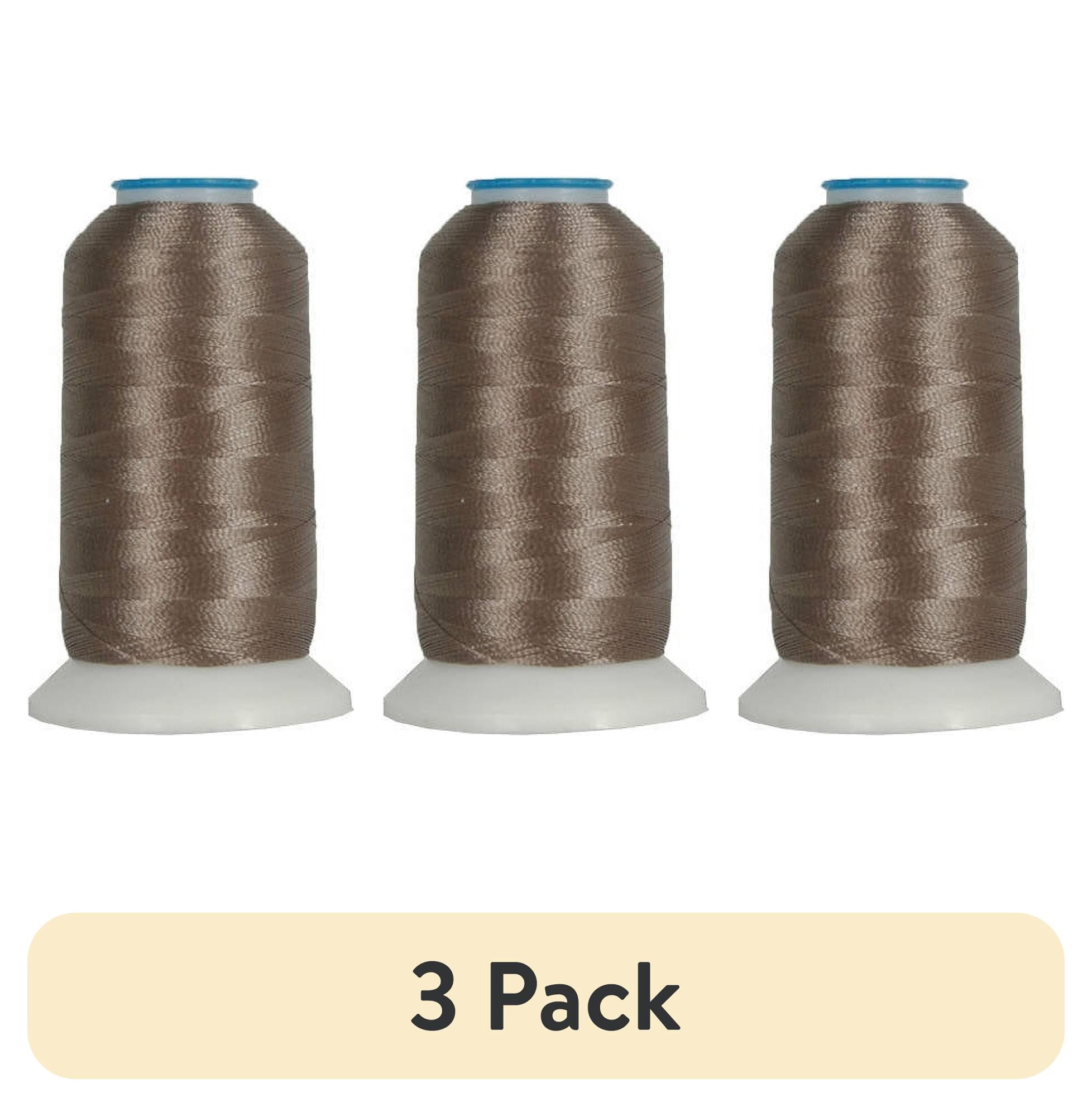 (3 pack) Polyester Machine Embroidery Thread by Threadart - No. 418 ...