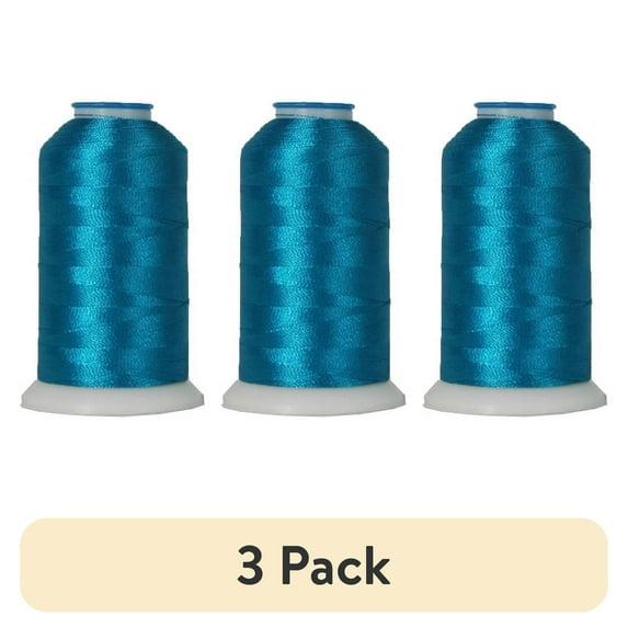 (3 pack) Polyester Machine Embroidery Thread by Threadart - No. 465 ...