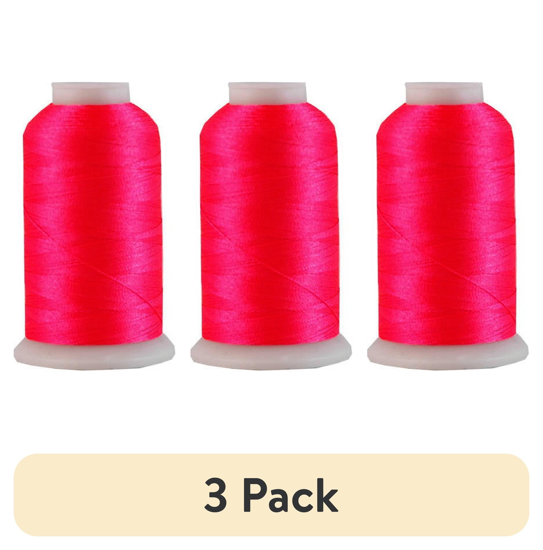 (3 pack) Polyester Machine Embroidery Thread by Threadart - No. 909 ...