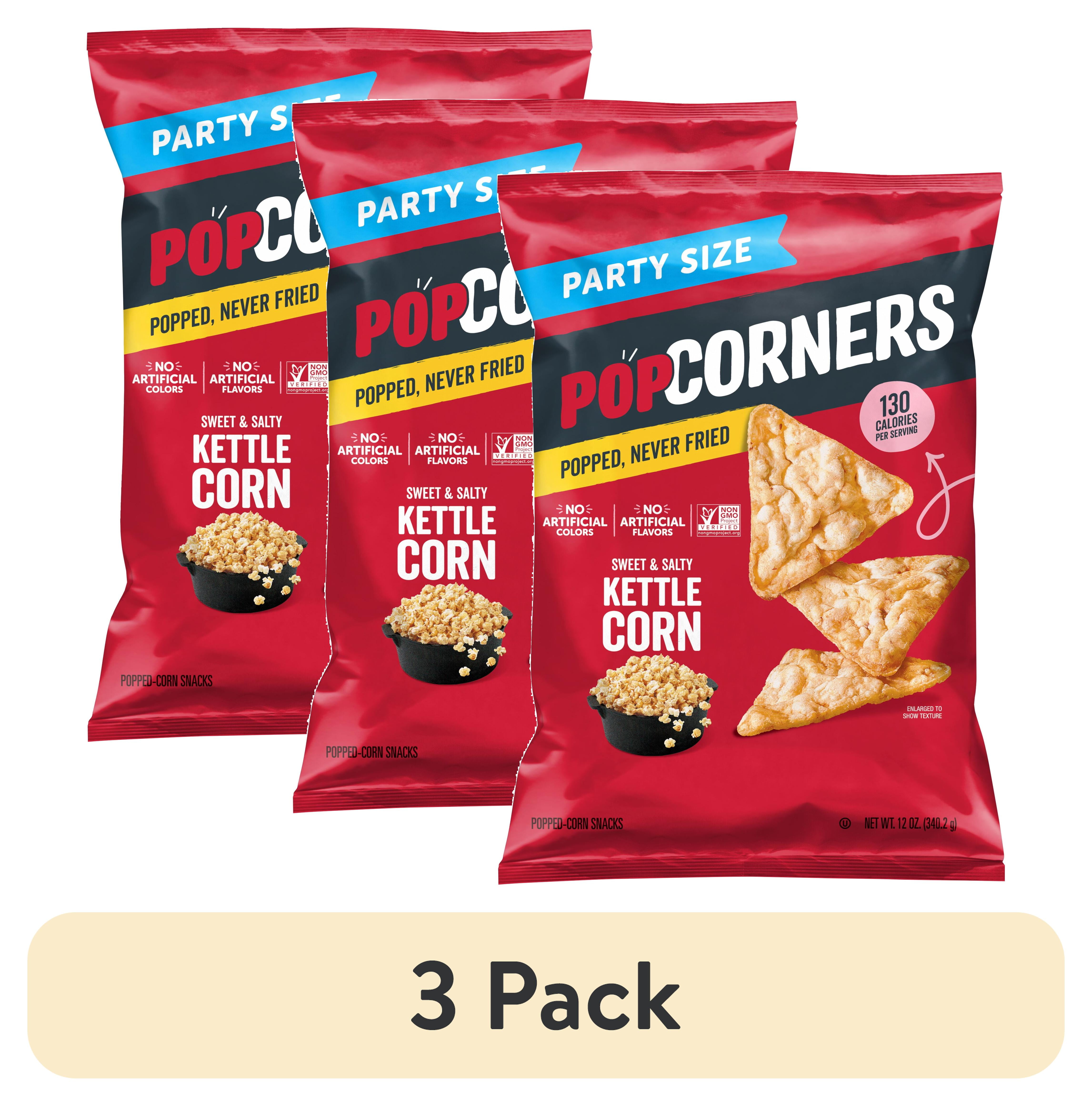 (3 pack) PopCorners No Artificial Colors or Flavors Kettle Corn Popped ...