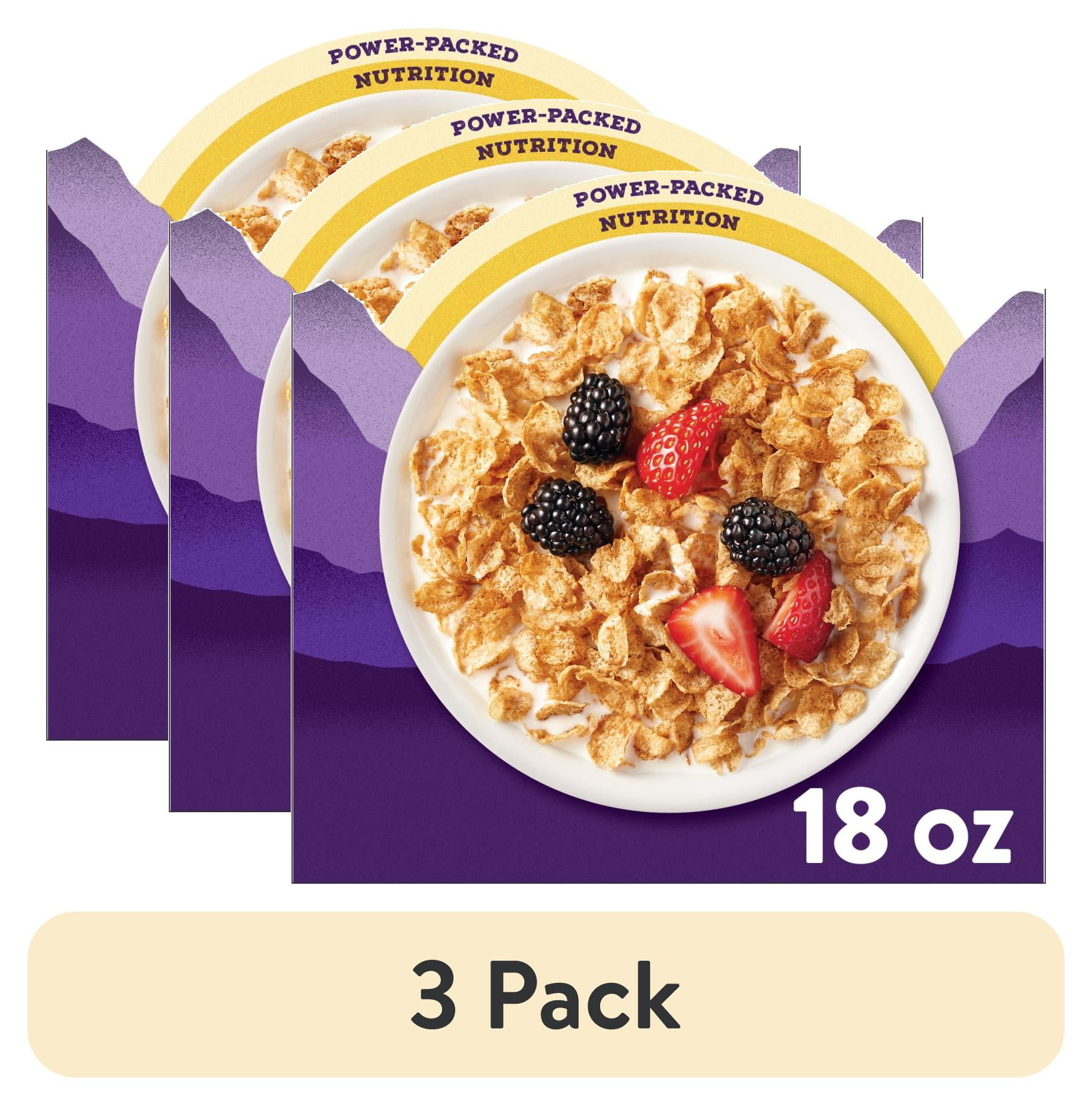 (3 pack) Post Grape Nuts Flakes Breakfast Cereal, Crunchy 18 oz Box ...