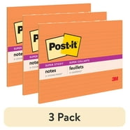 BAZIC Sticky Notes 3x3 Lined Assorted Color, (120 Sheets/Pack), 2-Pack ...