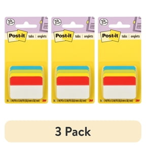 Post-it Durable Sticky Office Index Tabs, 2" Wide, 4 Assorted Bright ...