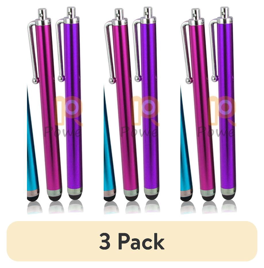 (3 pack) Poweradd Universal Touch Screen Stylus Pen, Multi-color, 10 ...