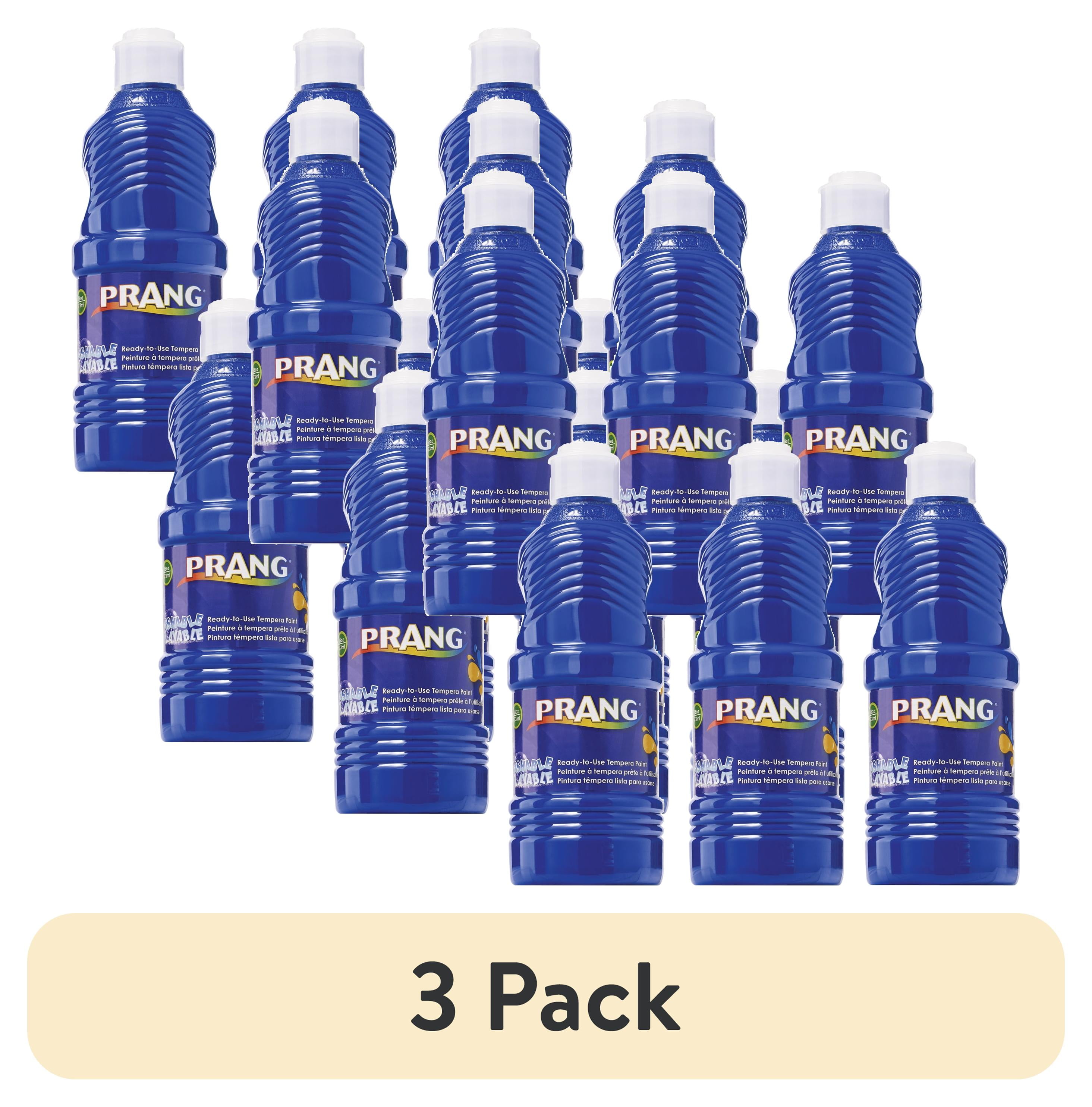 (3 pack) Prang Washable Tempera Paint, Blue, 16 oz, Pack of 6 - Walmart.com