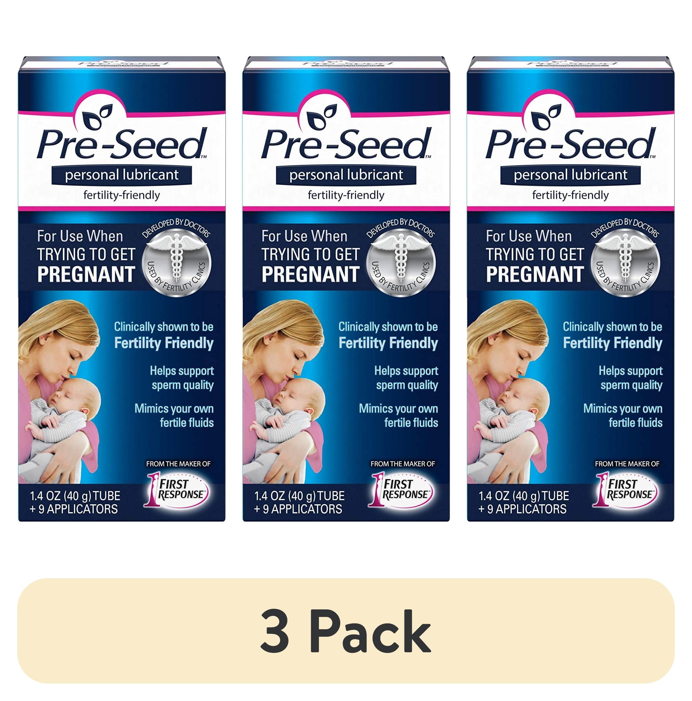 (3 pack) Pre-Seed Fertility-Friendly Personal Lubricant Conception 1.4 ...