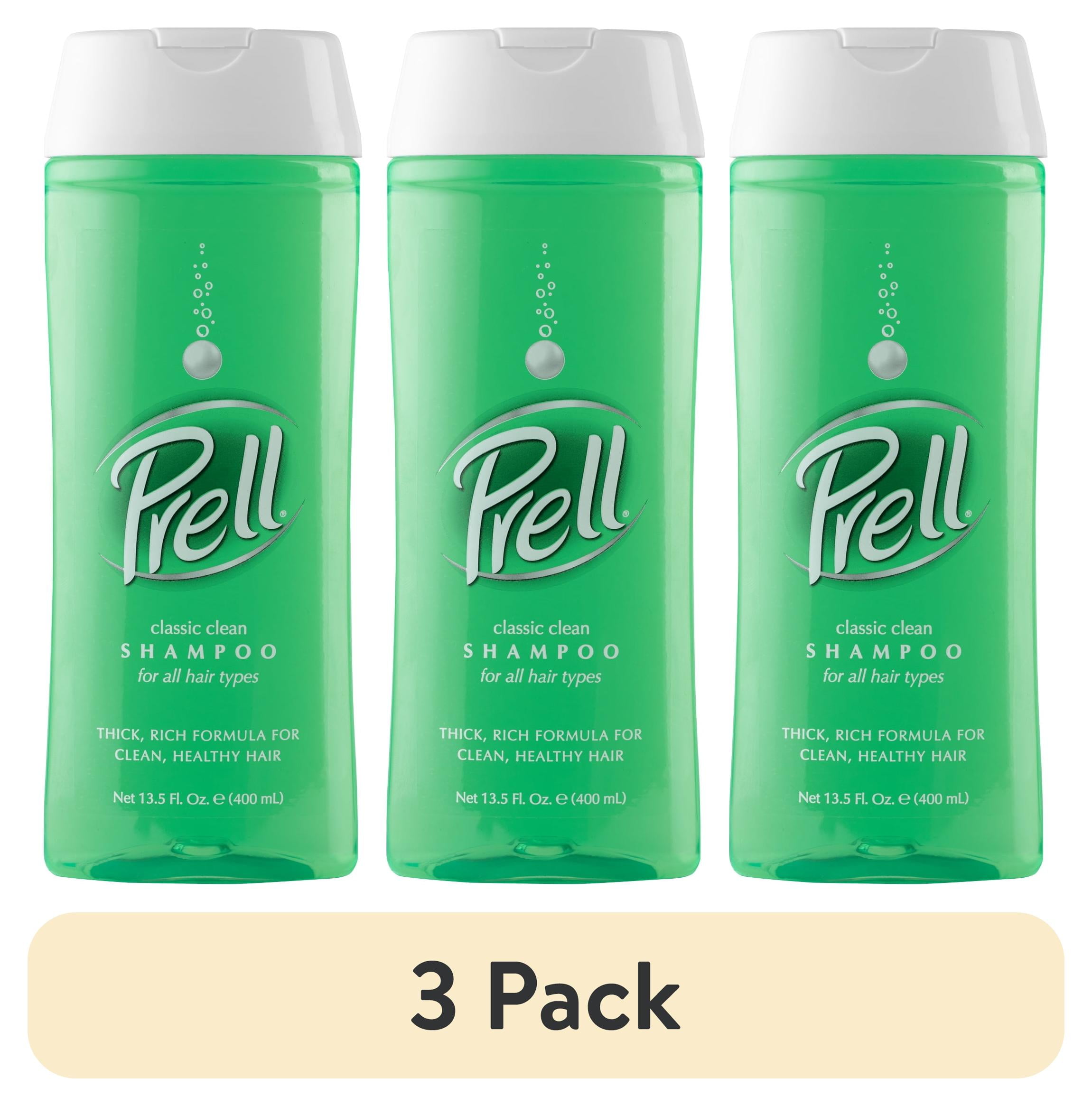 (3 pack) Prell Shampoo Classic 13.5 oz., All Hair Types, Adult ...