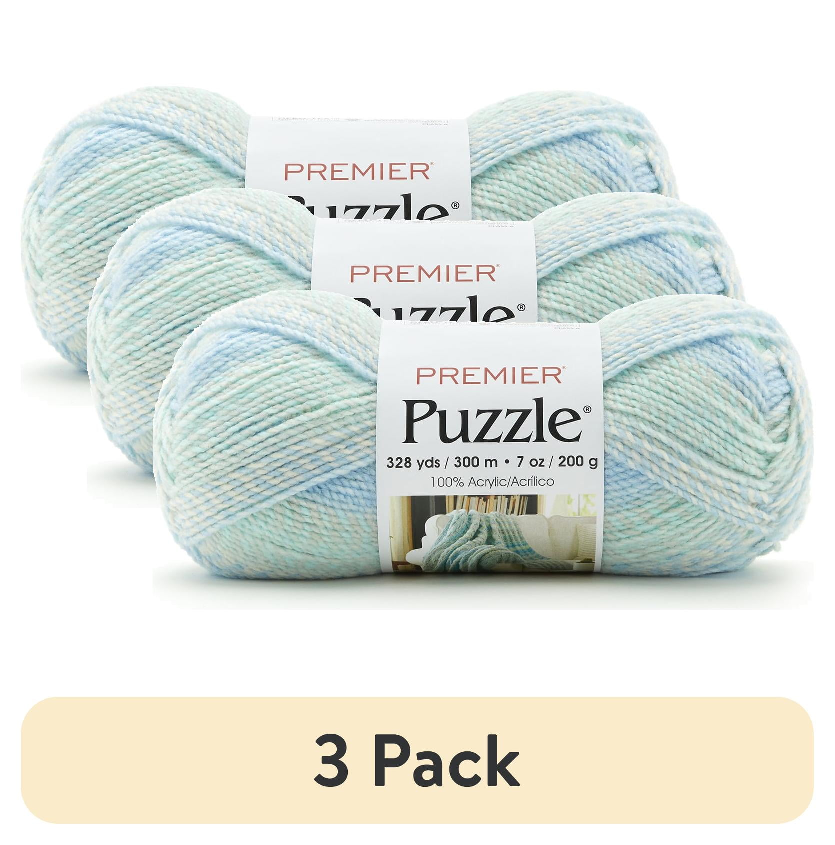 (3 pack) Premier Yarns - Puzzle Yarn - Acrostic - 7oz 328yds - 5 Bulky ...