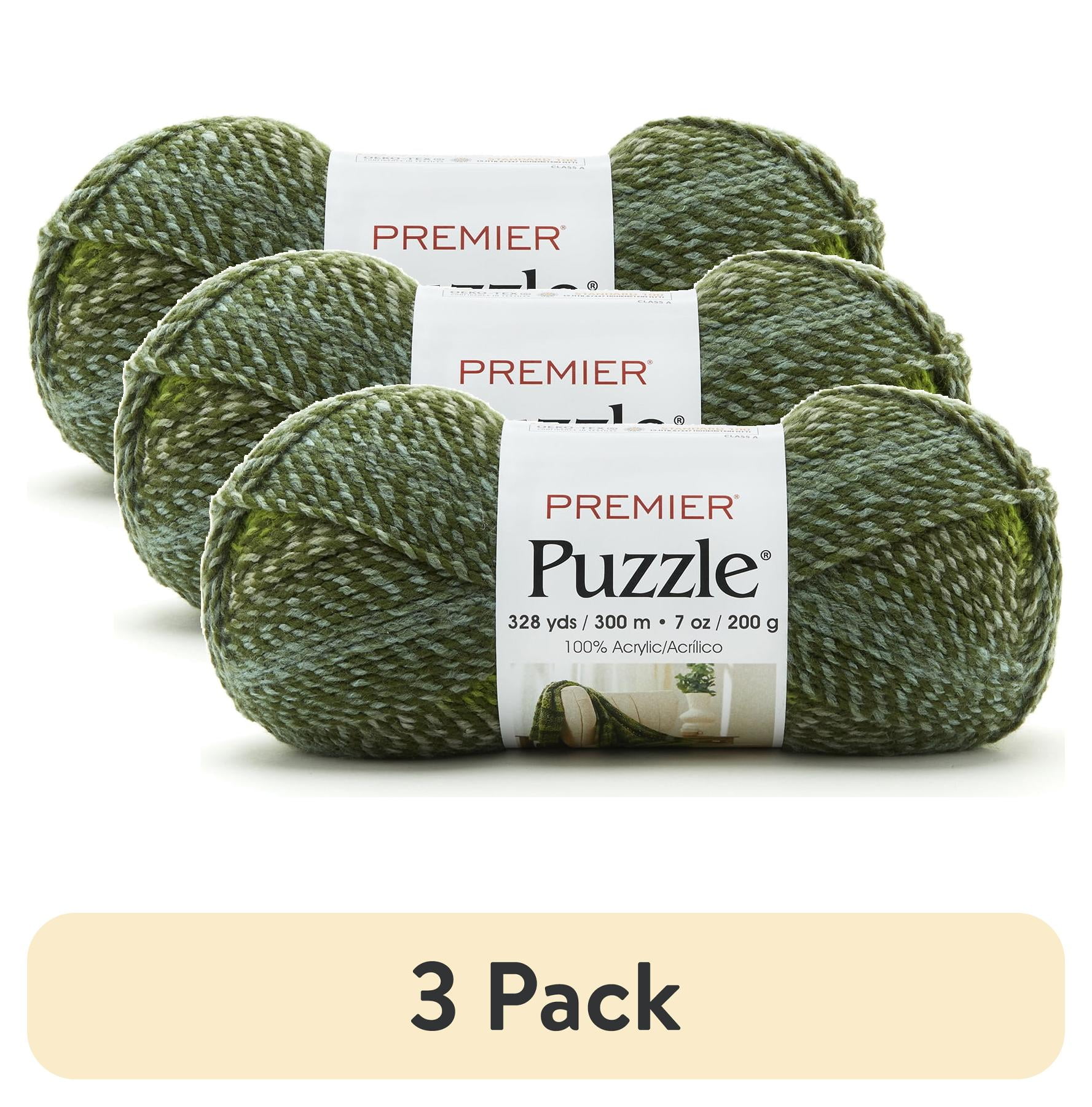 (3 pack) Premier Yarns - Puzzle Yarn - Maze - 7oz 328yds - 5 Bulky ...