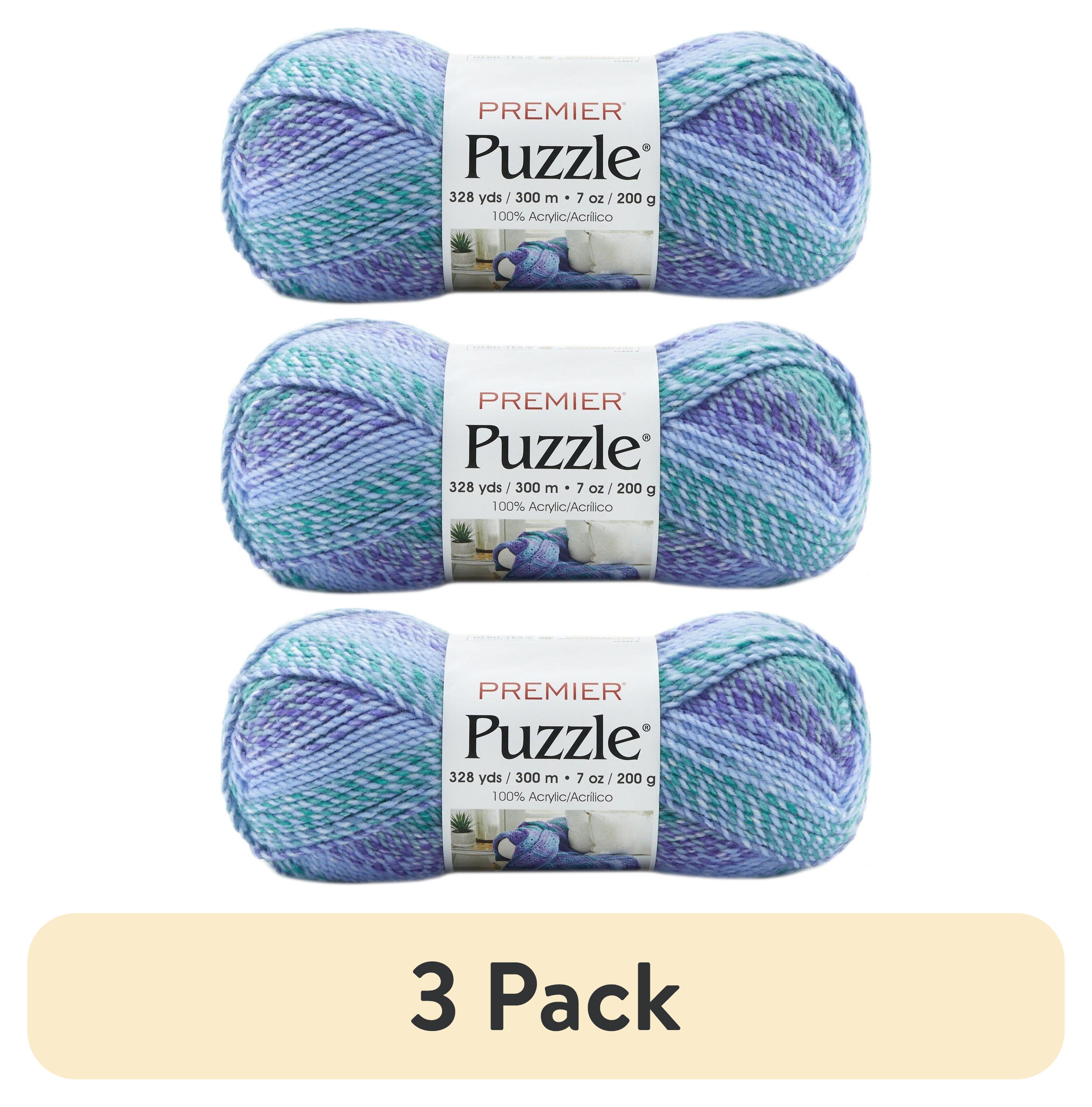 (3 pack) Premier Yarns - Puzzle Yarn - Tangram - 7oz 328yds - 5 Bulky ...