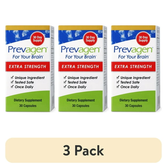 (3 pack) Prevagen Extra Strength Capsules, 30 Ct - Walmart.com