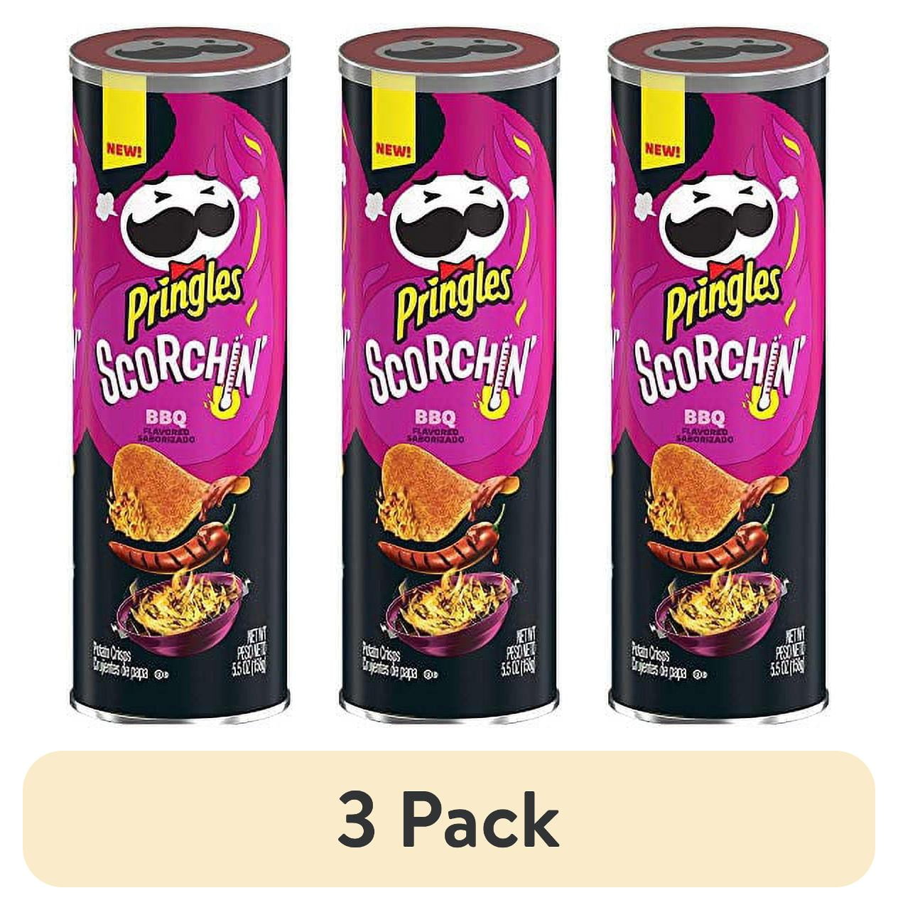 (3 pack) Pringles Scorchin Bbq Potato Crisps, 5.5 Ounce -- 14 per case ...